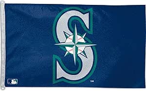 MLB Seattle Mariners WCR88837091 Team Flag, 3' x 5', Outdoor Flags ...