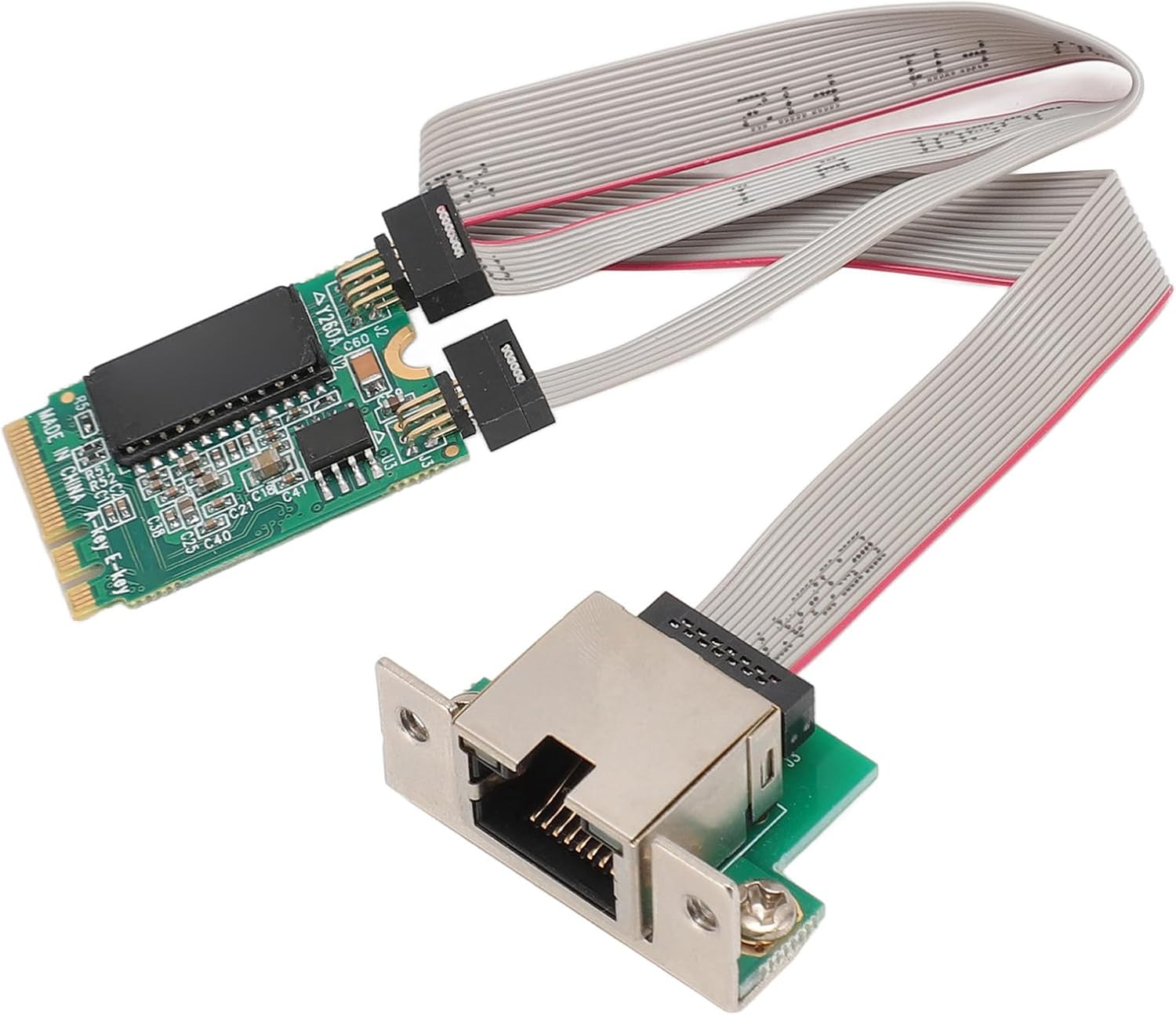 Gigabit Ethernet Network Card, I210AT Chip RJ45 Single Port NIC, M.2 A ...