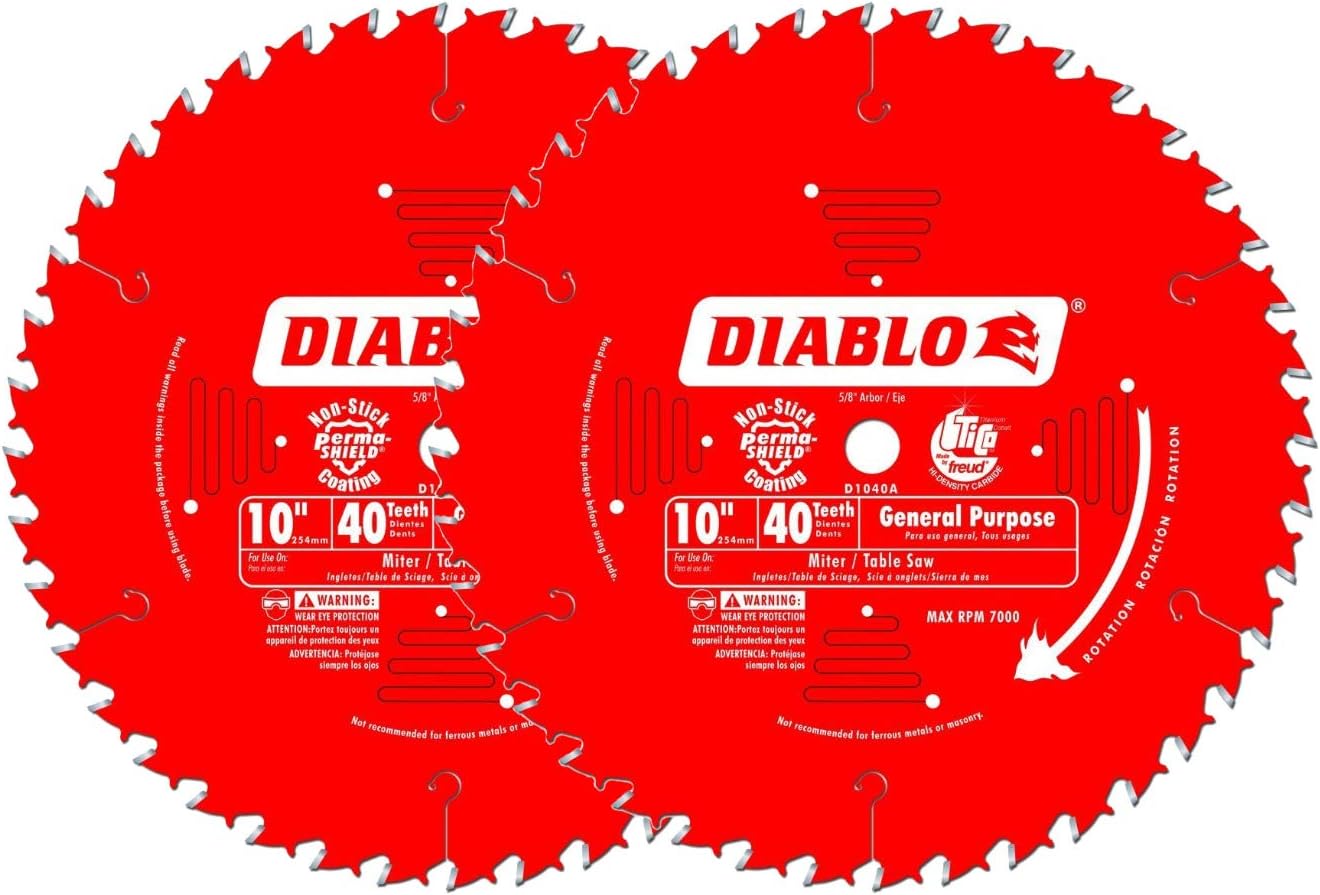 Diablo by Freud "Freud D1050X Diablo 10"" 50-tooth ATB Combo Saw Blade ...