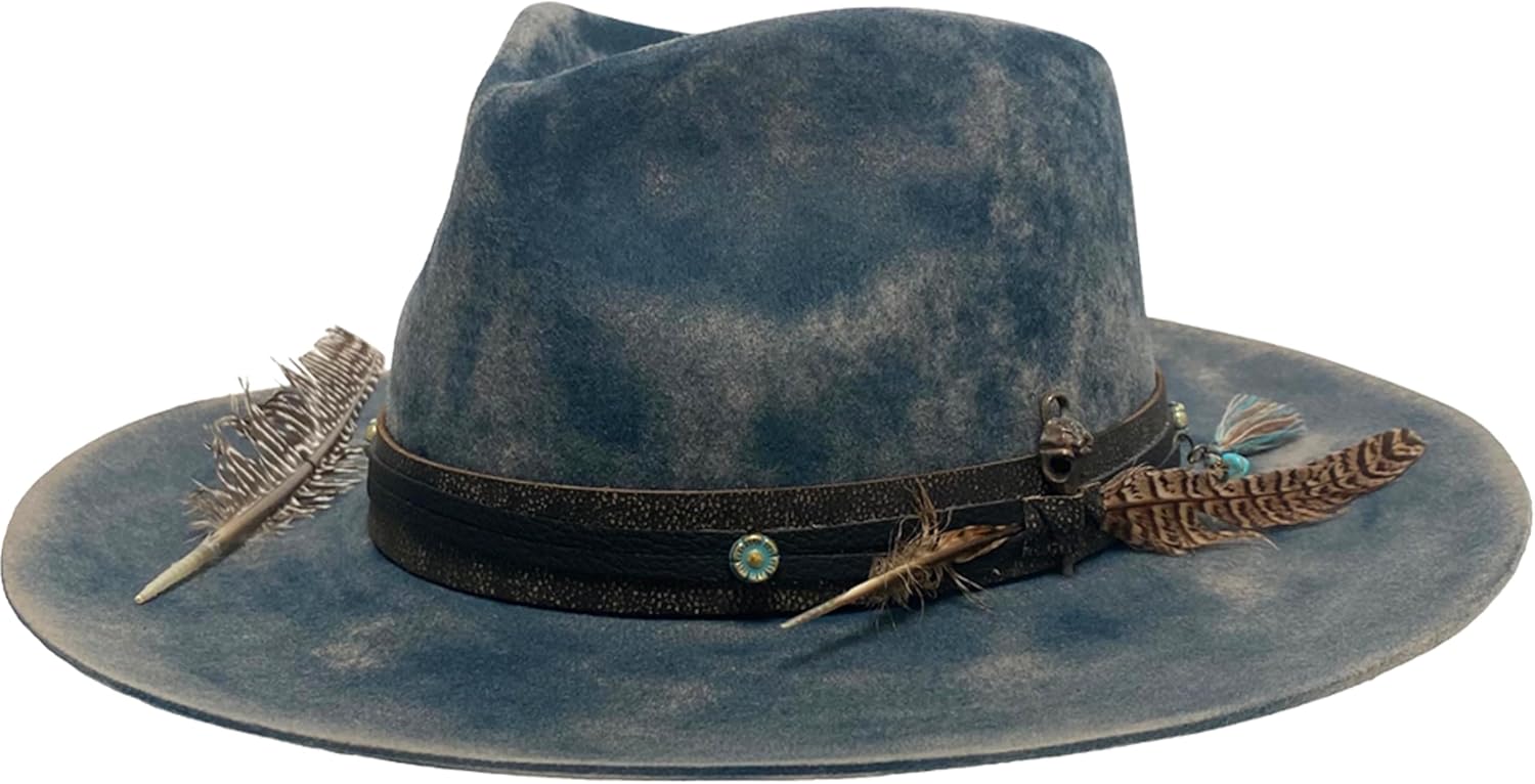 MORRETON Hat (US, Alpha, Medium, BLUE-M6096) at Amazon Men’s Clothing store