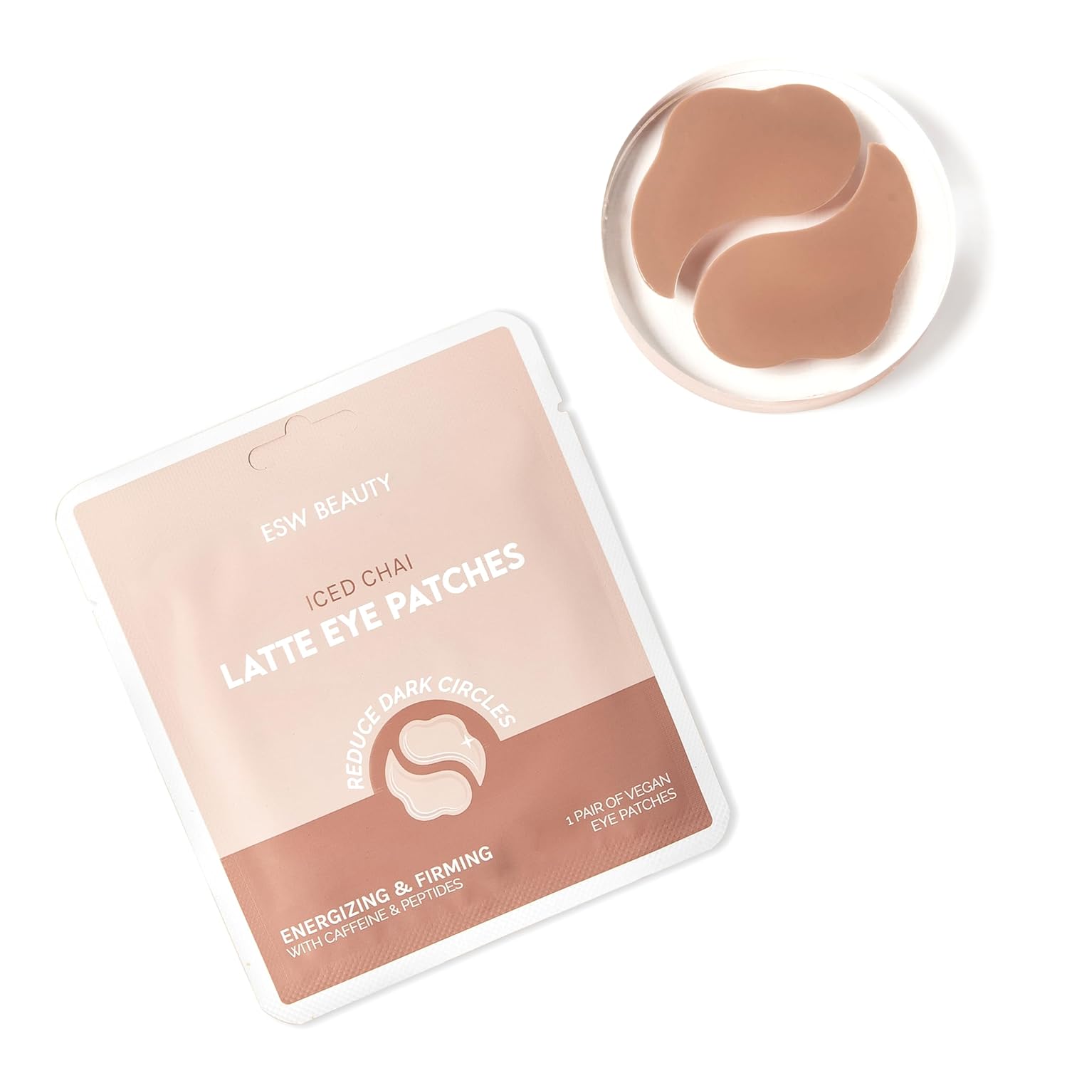 Amazon.com : ESW Beauty Iced Chai Latte Under Eye Patches – Energizing ...