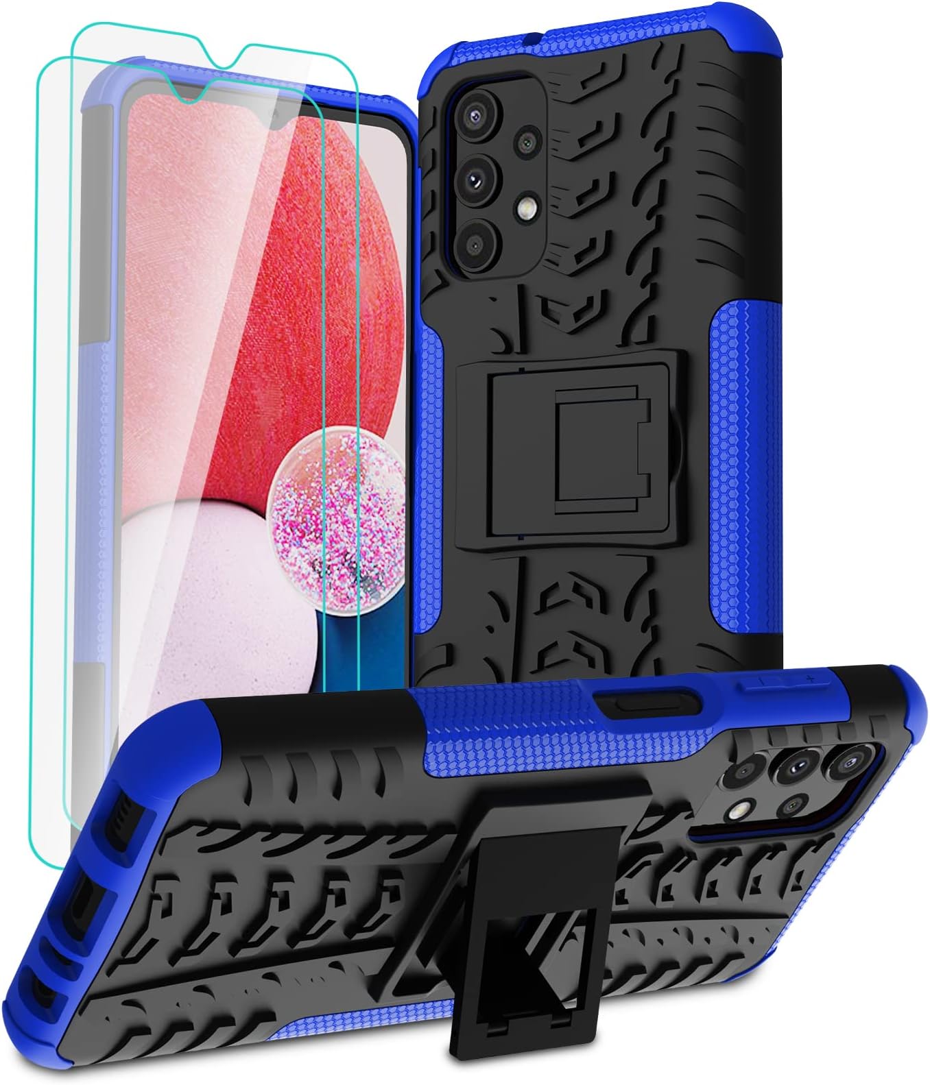 Iokmax case for Samsung Galaxy A13 4G with 2 Pack Screen Protector ...