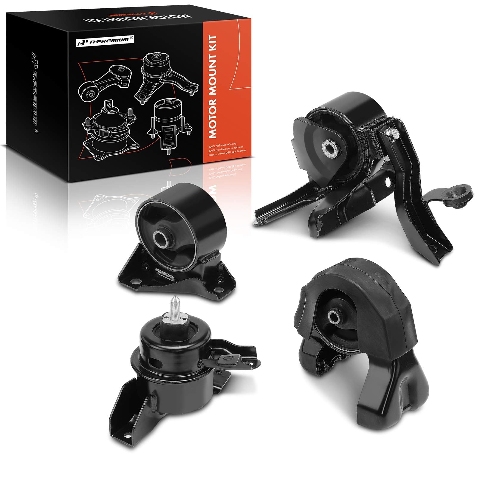 Amazon.com: A-Premium 4PCS Engine Motor Mount and Transmission Mount ...