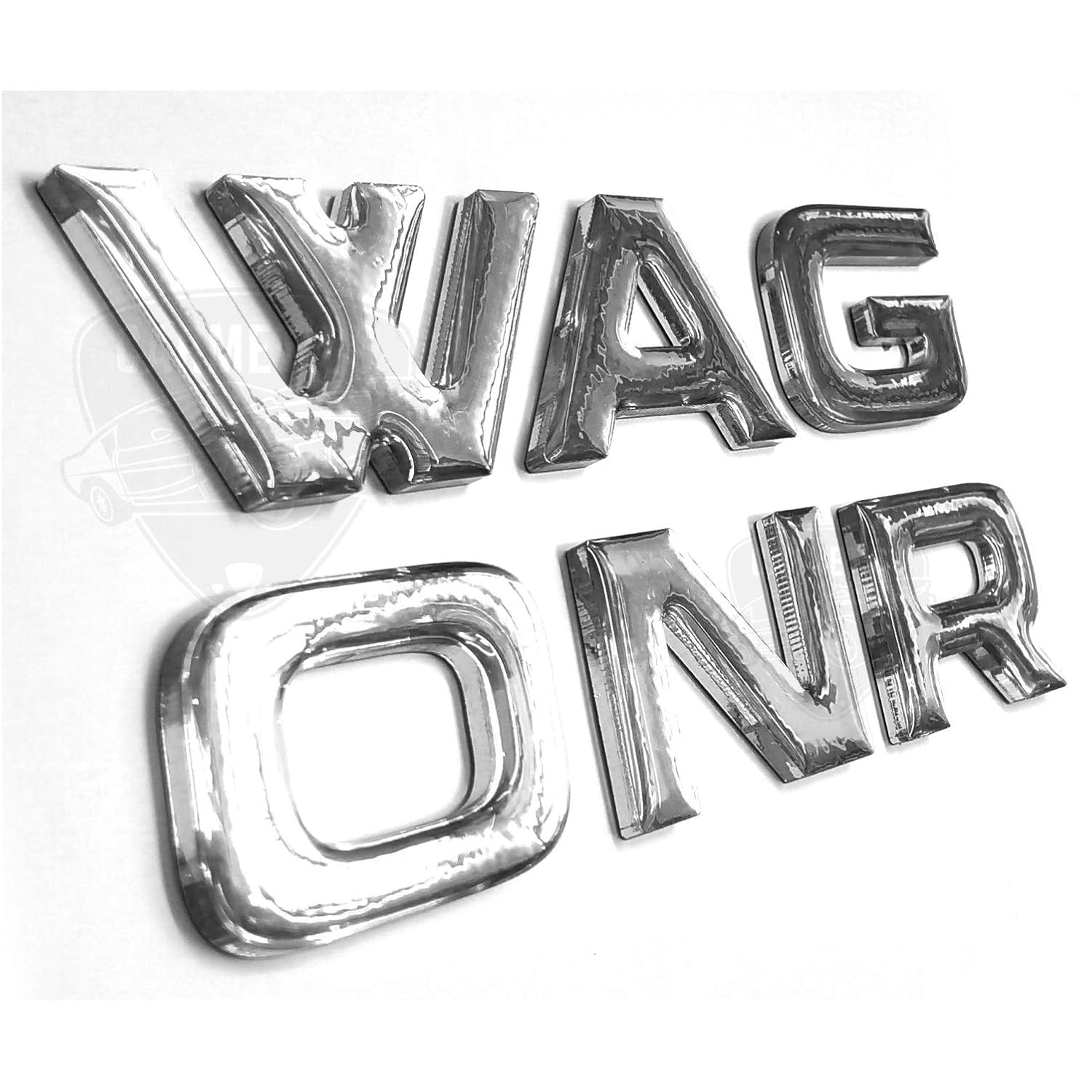 CarMetics Wagonr 3D Letters Stickers Logo Emblem Bonnet Stickers ...