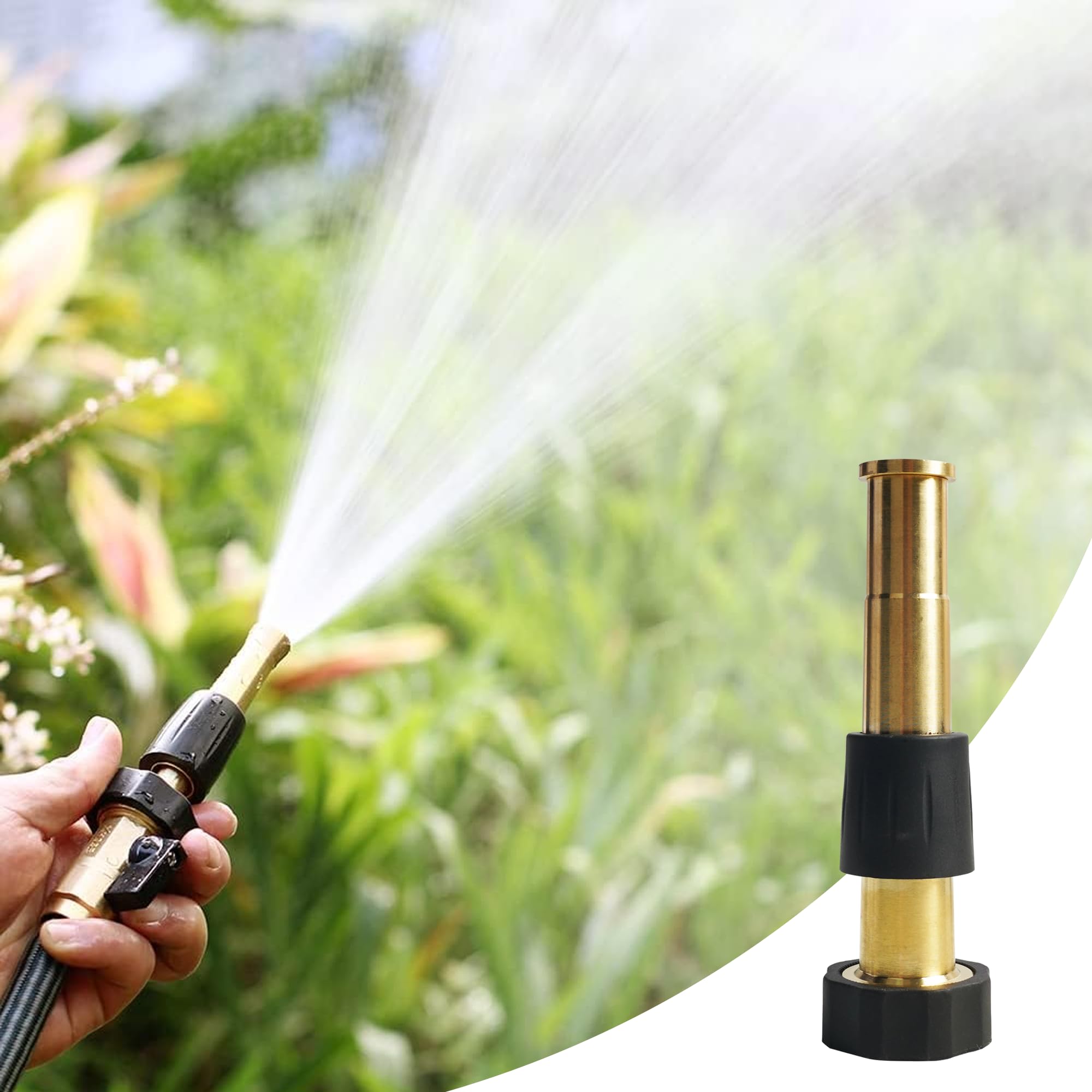Snapklik.com : 2 Pcs 5" Heavy Duty Brass Nozzles, Brass Jet Sweeper ...