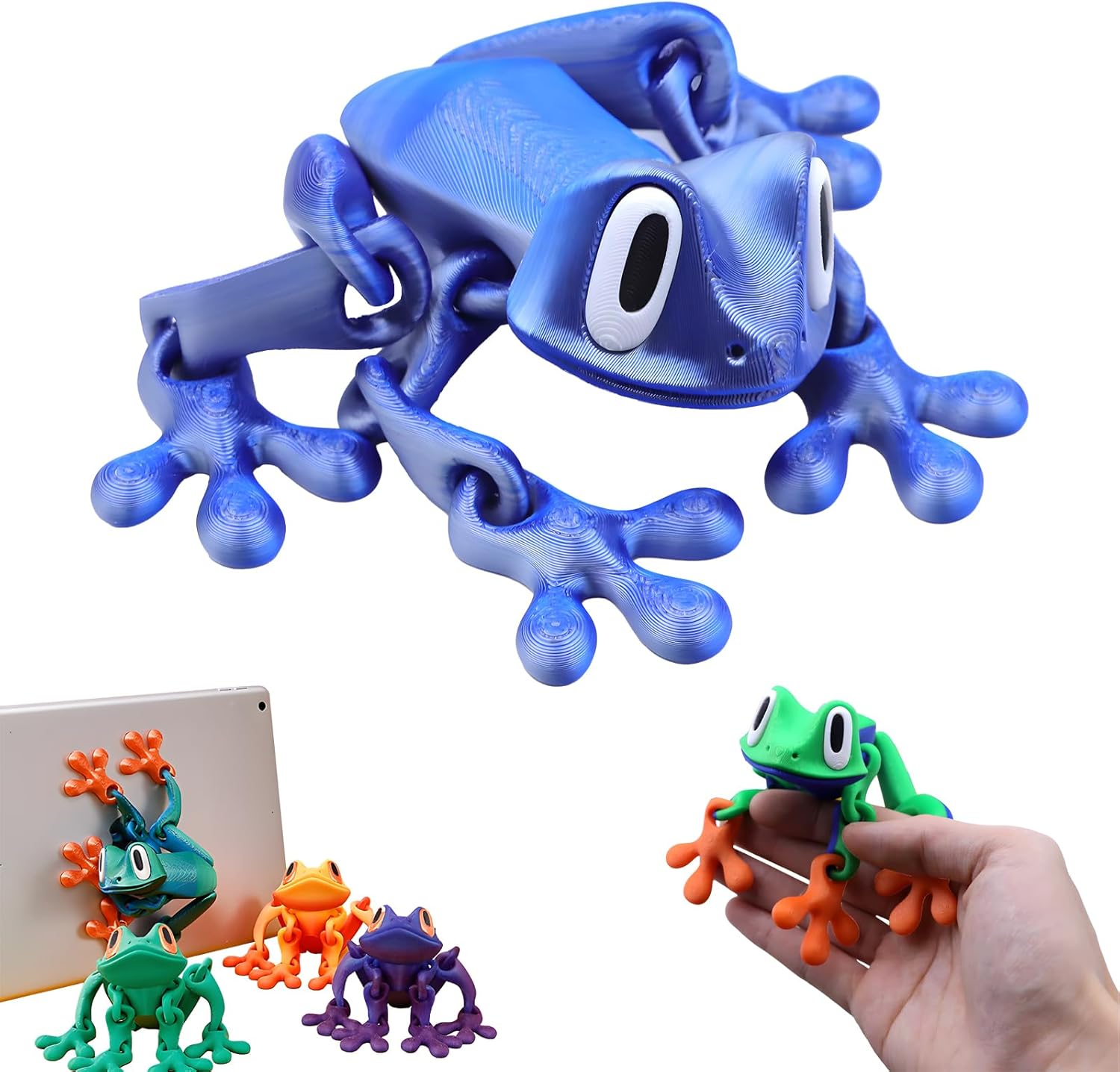 Amazon.com: 3D Printed Magnetic Frog, 2025 New 3D Printed Frog Fridge ...