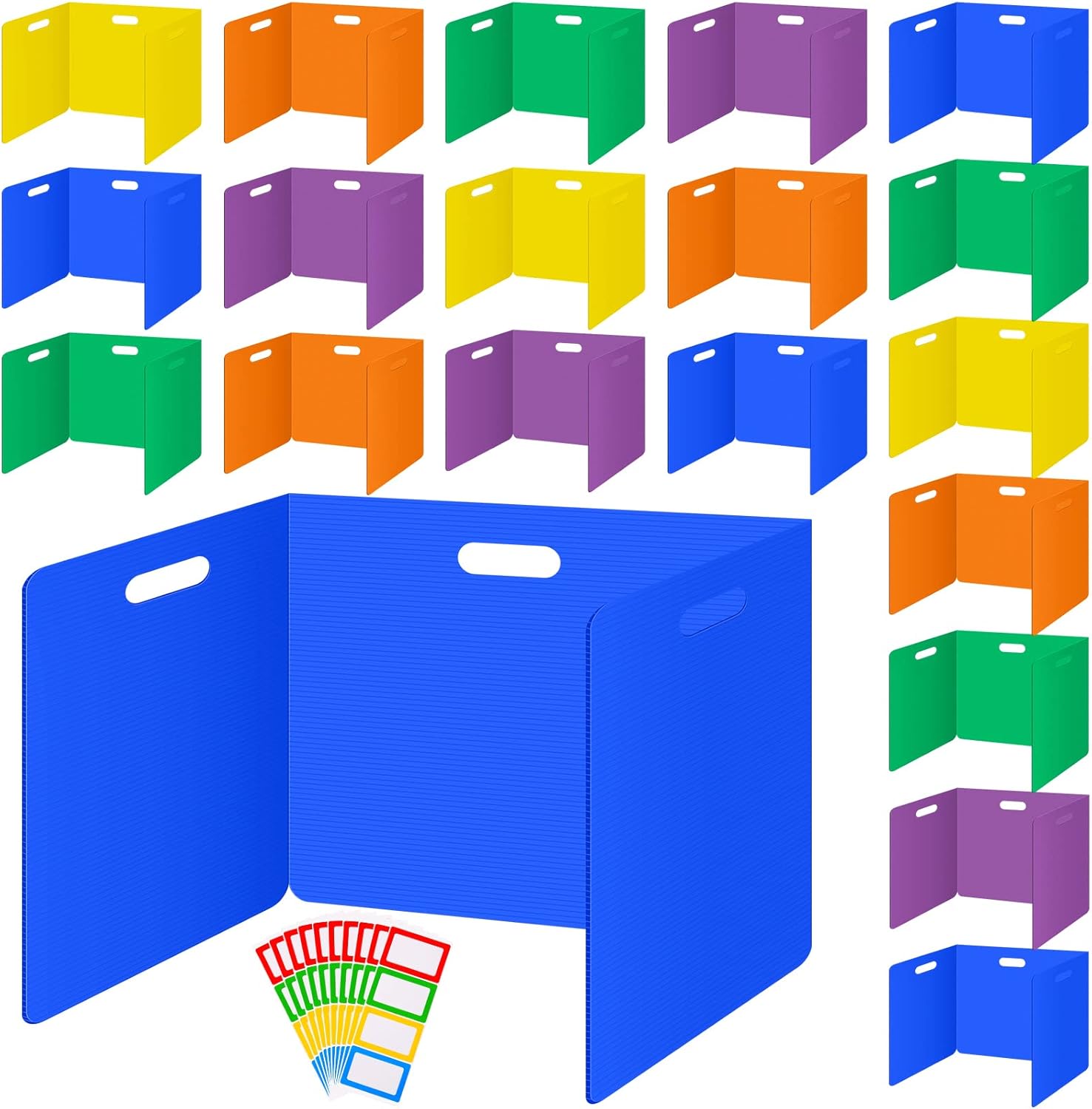 Amazon.com : Junkin 32 Pack Desk Dividers for Students Classroom ...