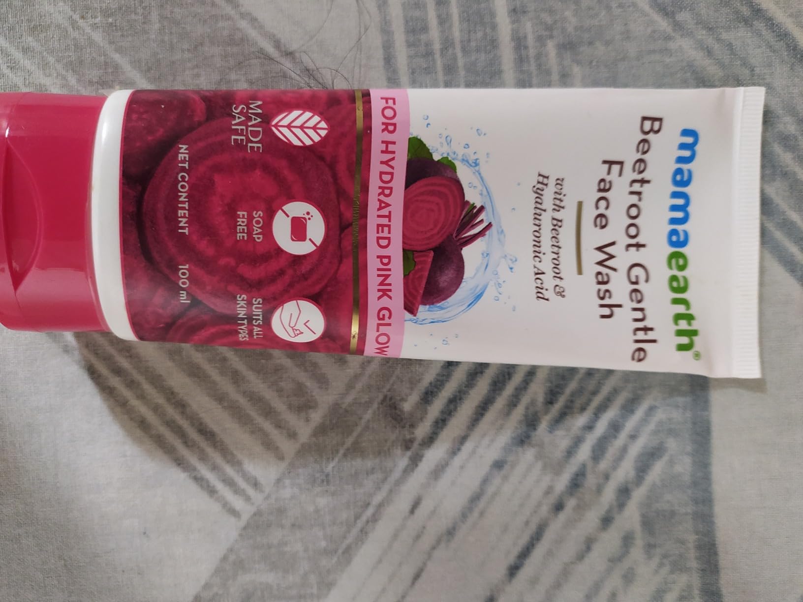 Mamaearth Beetroot Gentle Face Wash With Beetroot & Hyaluronic Acid For ...