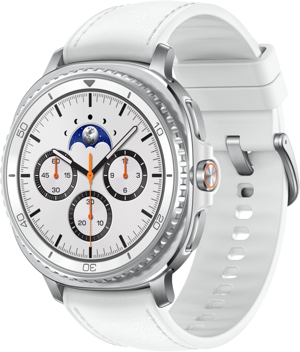 Samsung Galaxy Watch8 Classic Smartwatch, 46mm, White, Bluetooth, Sleep ...