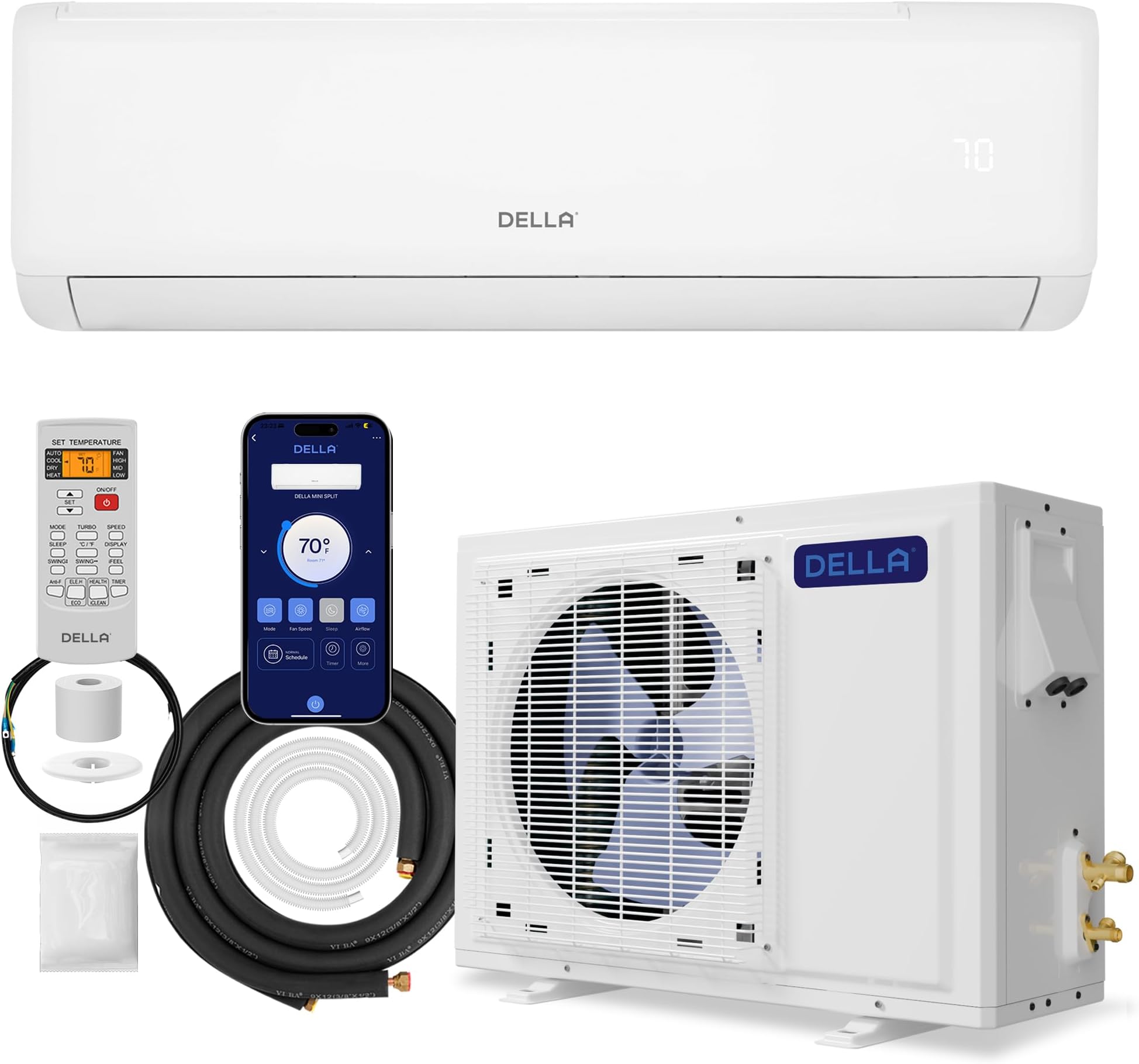 Amazon.com: 18000 BTU Mini Split Ductless Air Conditioner – 23 SEER ...