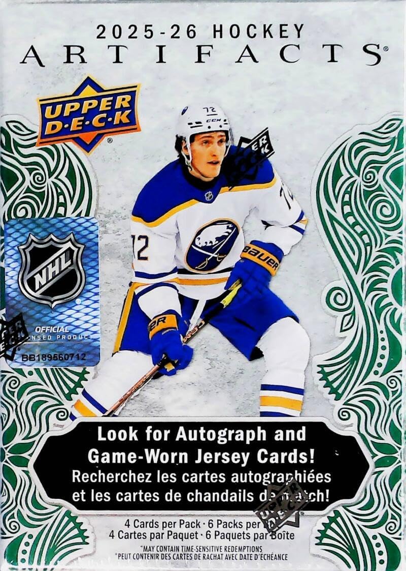 Amazon.com: Upper Deck 2025-26 NHL Artifacts Hockey Factory Sealed ...