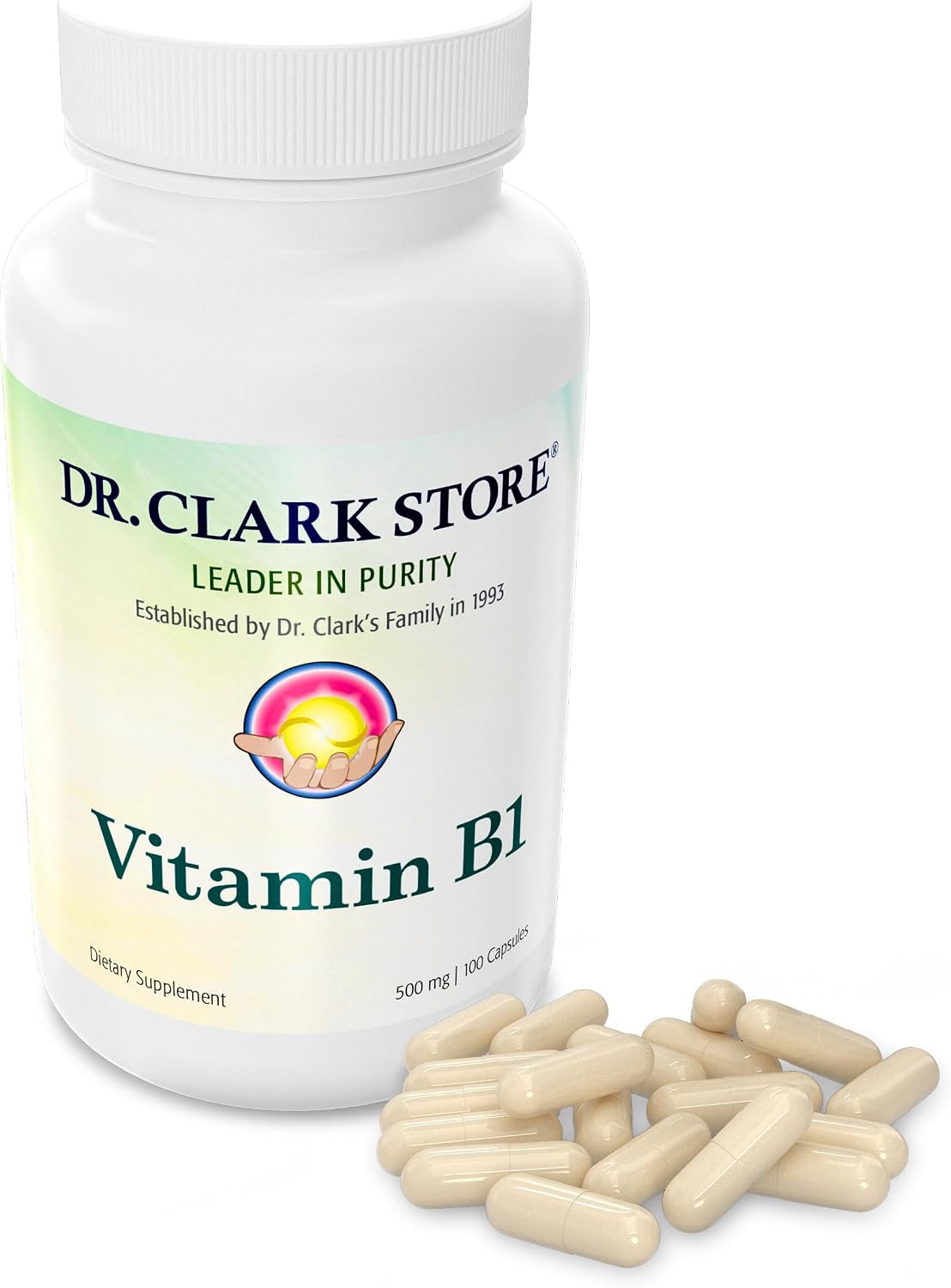 Amazon.com: Dr. Clark Vitamin B1 Thiamine 500mg Supplement -Thiamine B1 ...
