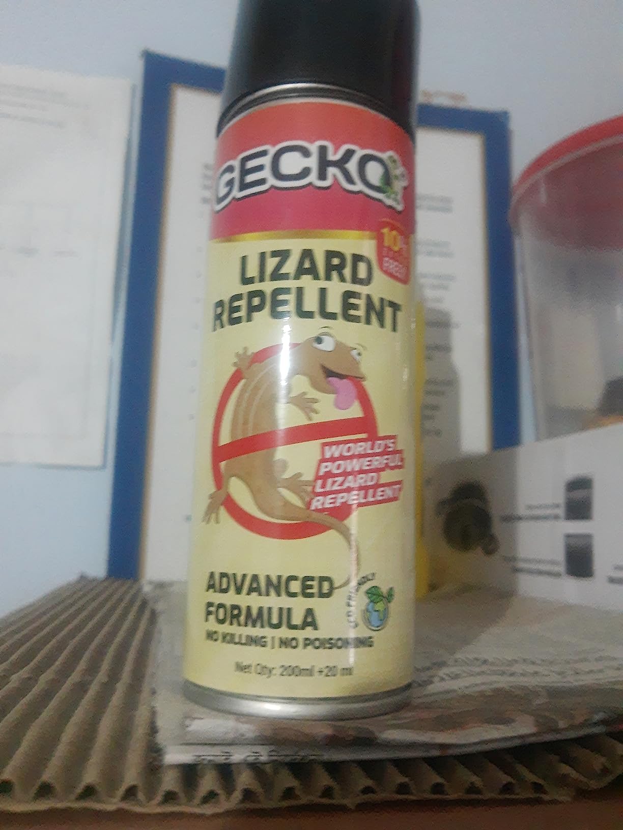 Gecko India's First Aerosol Based Lizard Spray Herbal Lizard Repellent ...
