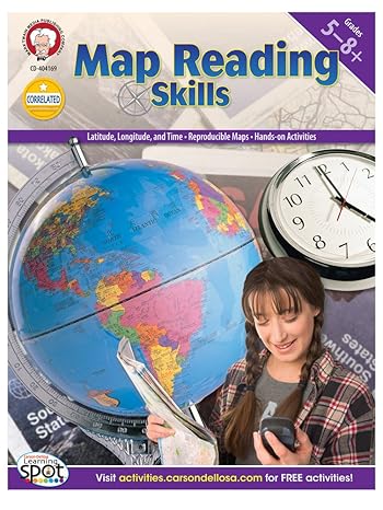 Amazon.com: Map Reading Skills, Grades 5 - 8: 9781580376280: Shireman ...