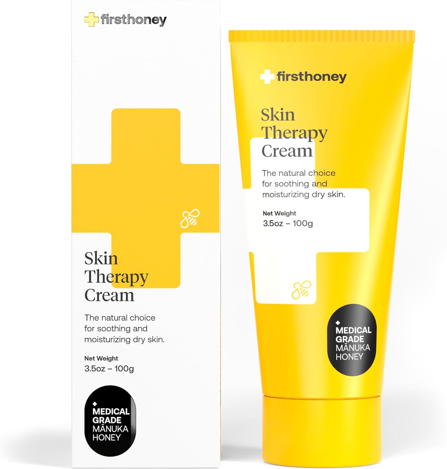 Amazon.com : FIRST HONEY® Manuka Honey Cream for Dry & Itchy Skin ...