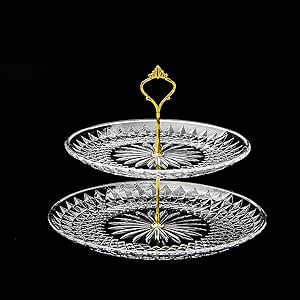 Amazon.com: EGCAOJH Cupcake Stand, 3 Tier Cake Stands, Round Acrylic ...