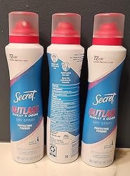 Amazon.com : Secret Dry Spray Antiperspirant Deodorant for Women, 48hr ...
