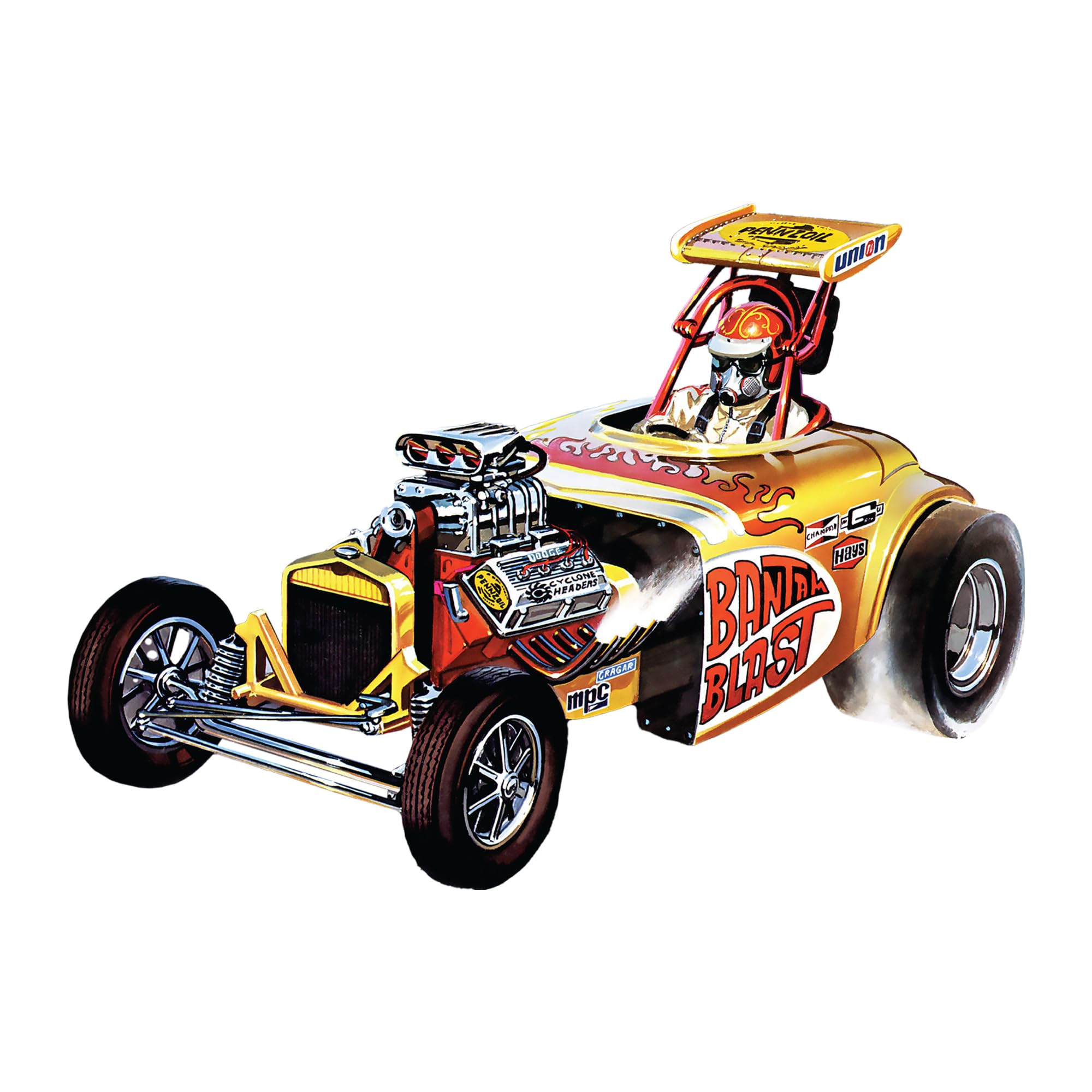 MPC Bantam Blast Dragster 1:25 Scale Model Kit : Amazon.co.uk: Toys & Games