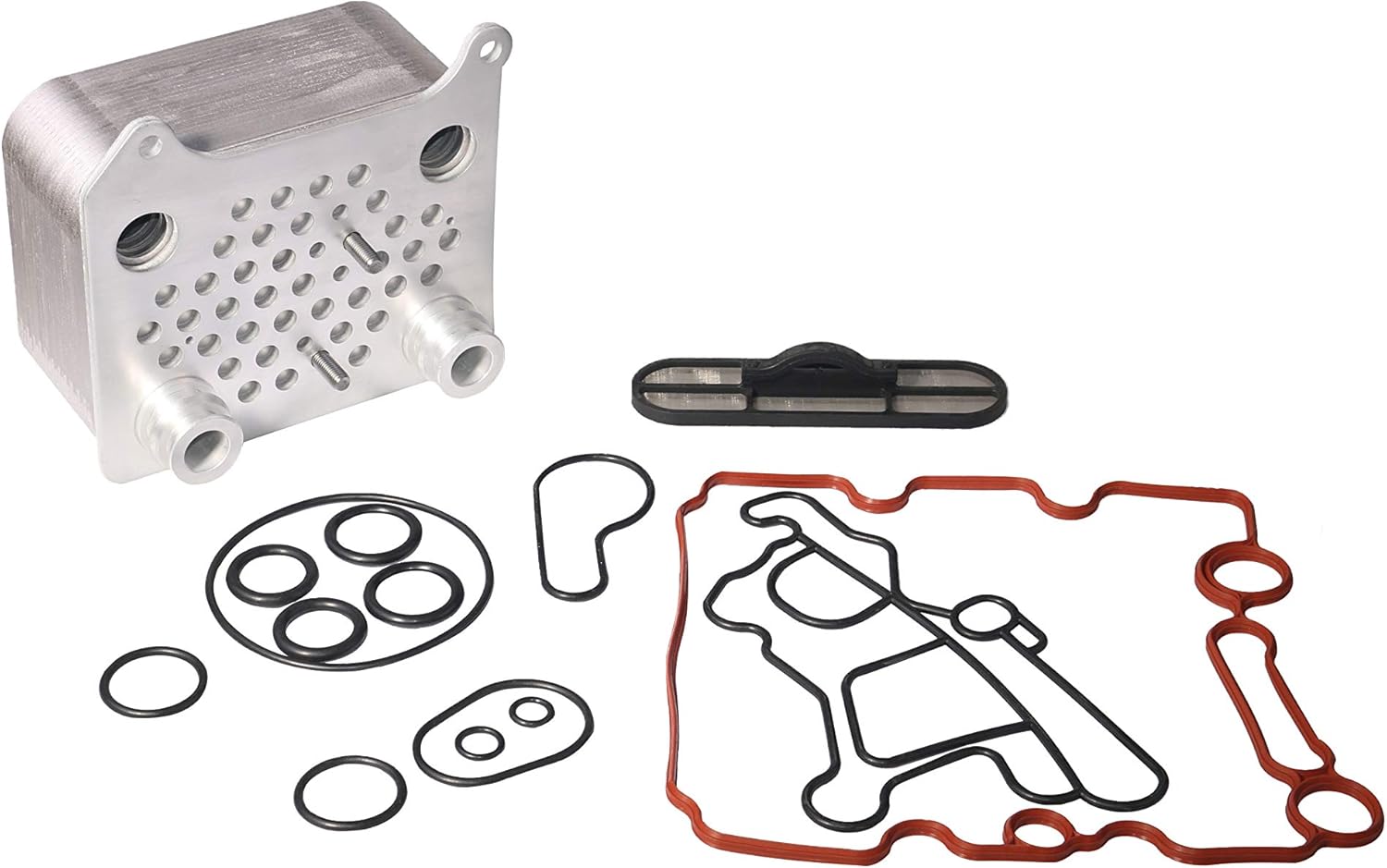 Engine Oil Cooler Kit - Compatible with Ford Trucks - Powerstroke 6.0L ...