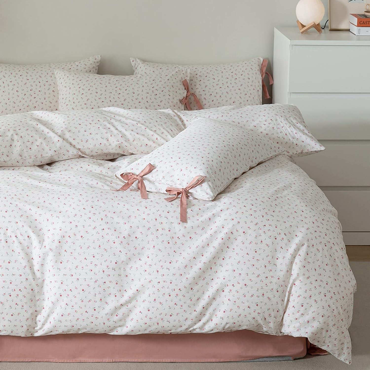 Amazon.com: HighBuy Botanical Floral Comforter Set Full Size Cozy ...