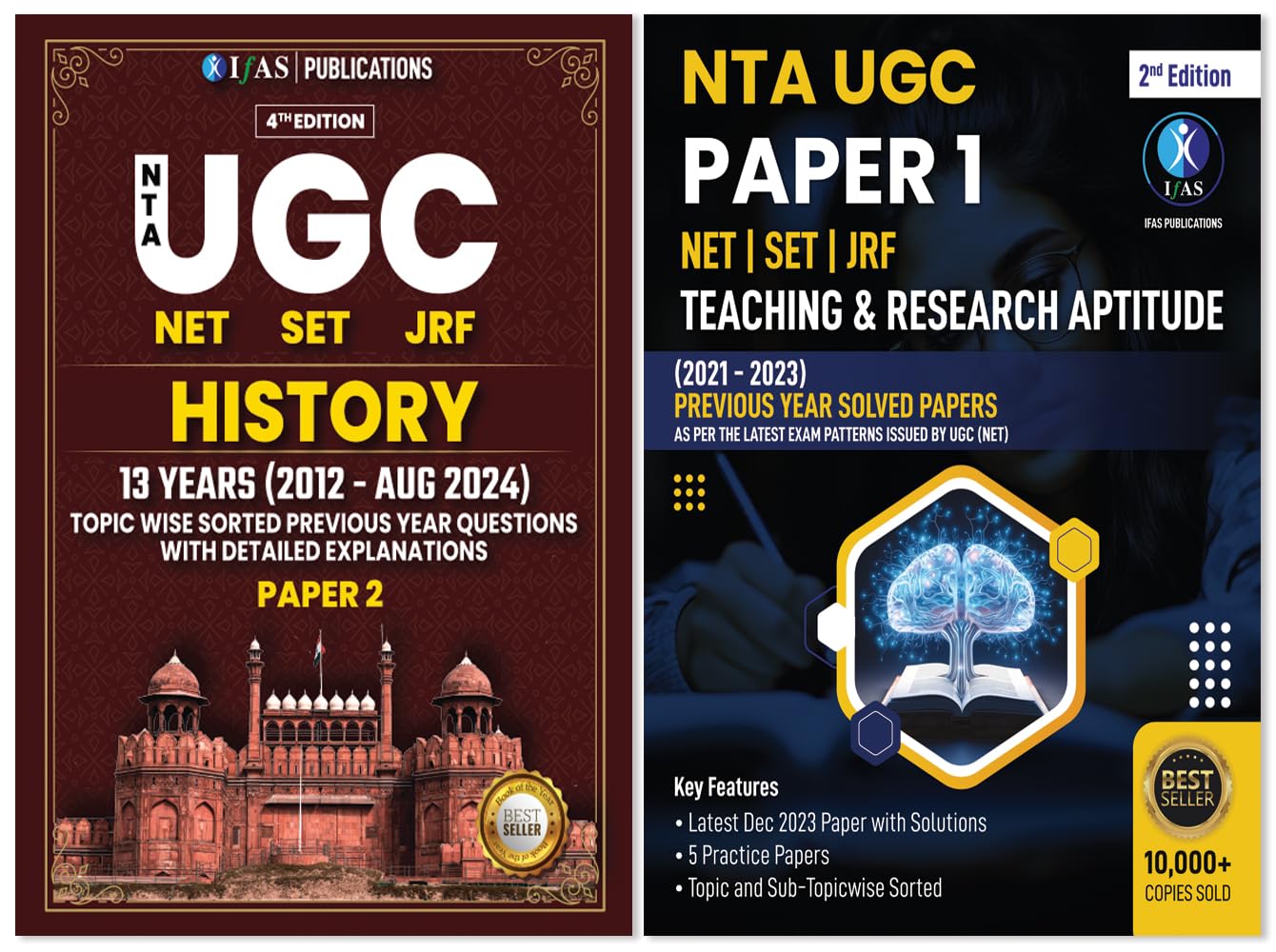 Buy UGC NET History Paper 2 Book 2024 & UGC NET Paper 1 Book [2 Books ...