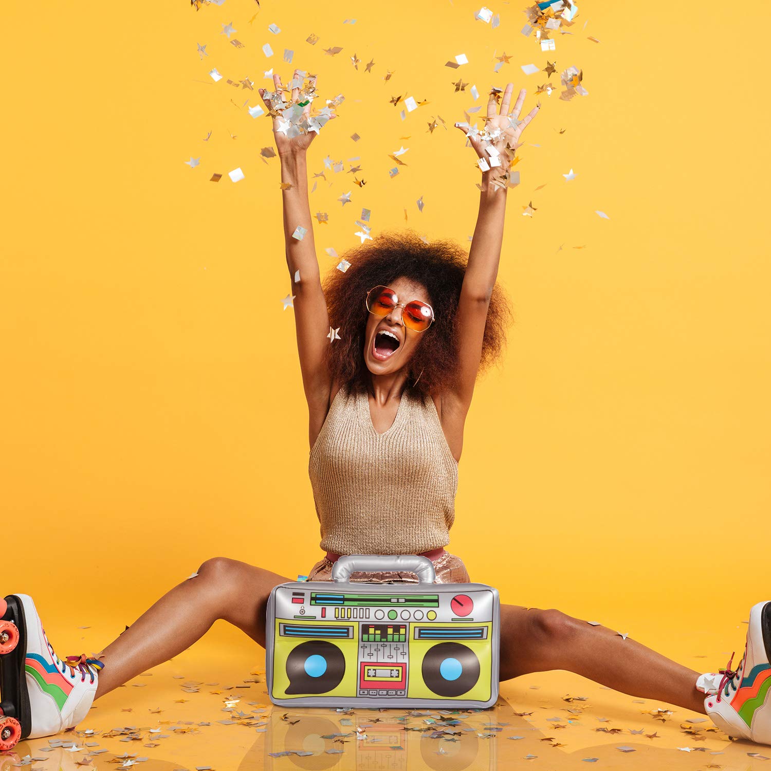 Snapklik.com : Meekoo 3 Pcs Inflatable Boombox Inflatable Radio Boombox ...