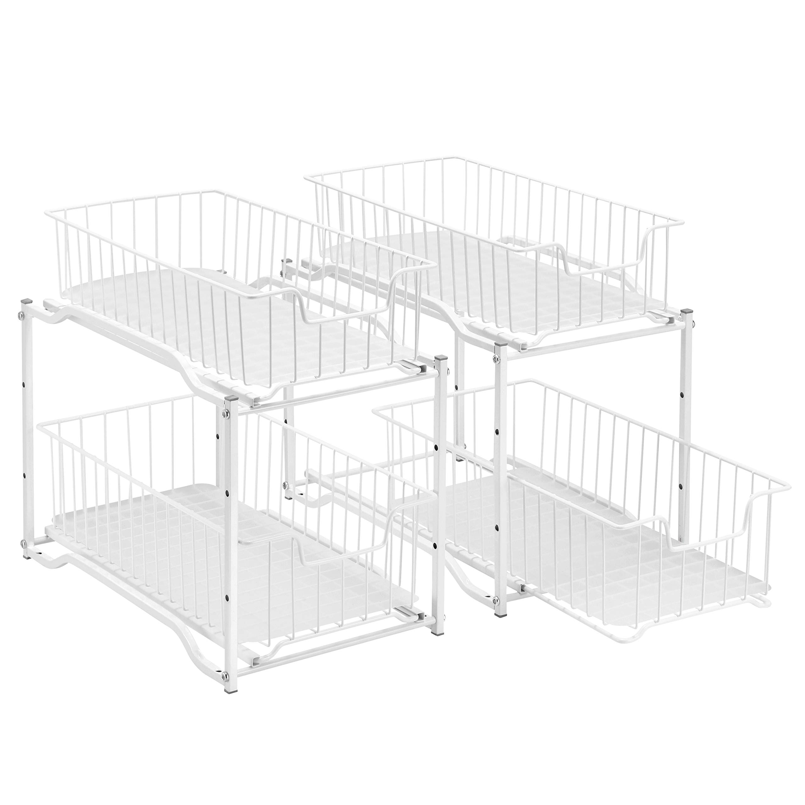 Snapklik.com : 2 Pack Simple Trending Stackable 2 Tier Under Sink ...