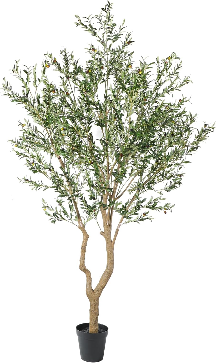 Amazon.com: PHYTREE Tall Artificial Olive Tree 9ft, Large Faux Olive ...