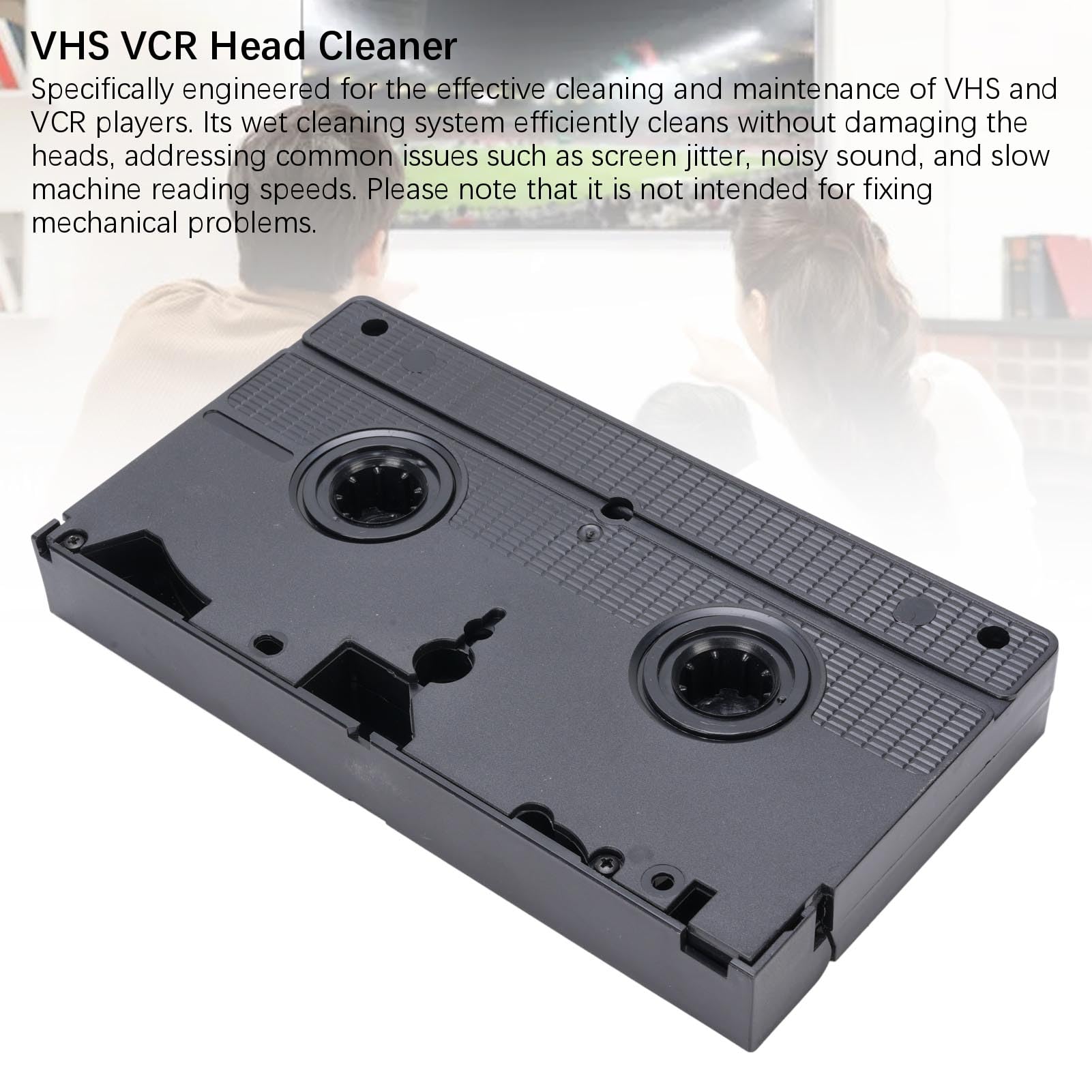 Vhs C Head Cleaner Promo Video Head Cleaner Tape Cassette Wet System ...