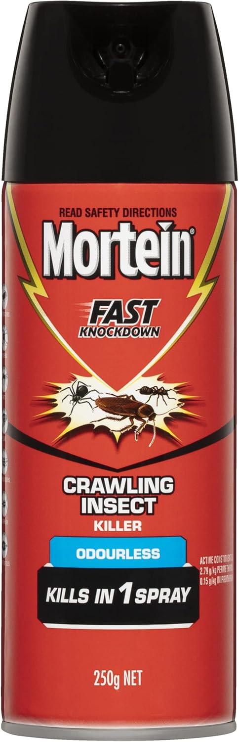 Mortein Fast Knockdown Odourless Surface Spray Crawling Insect Killer ...