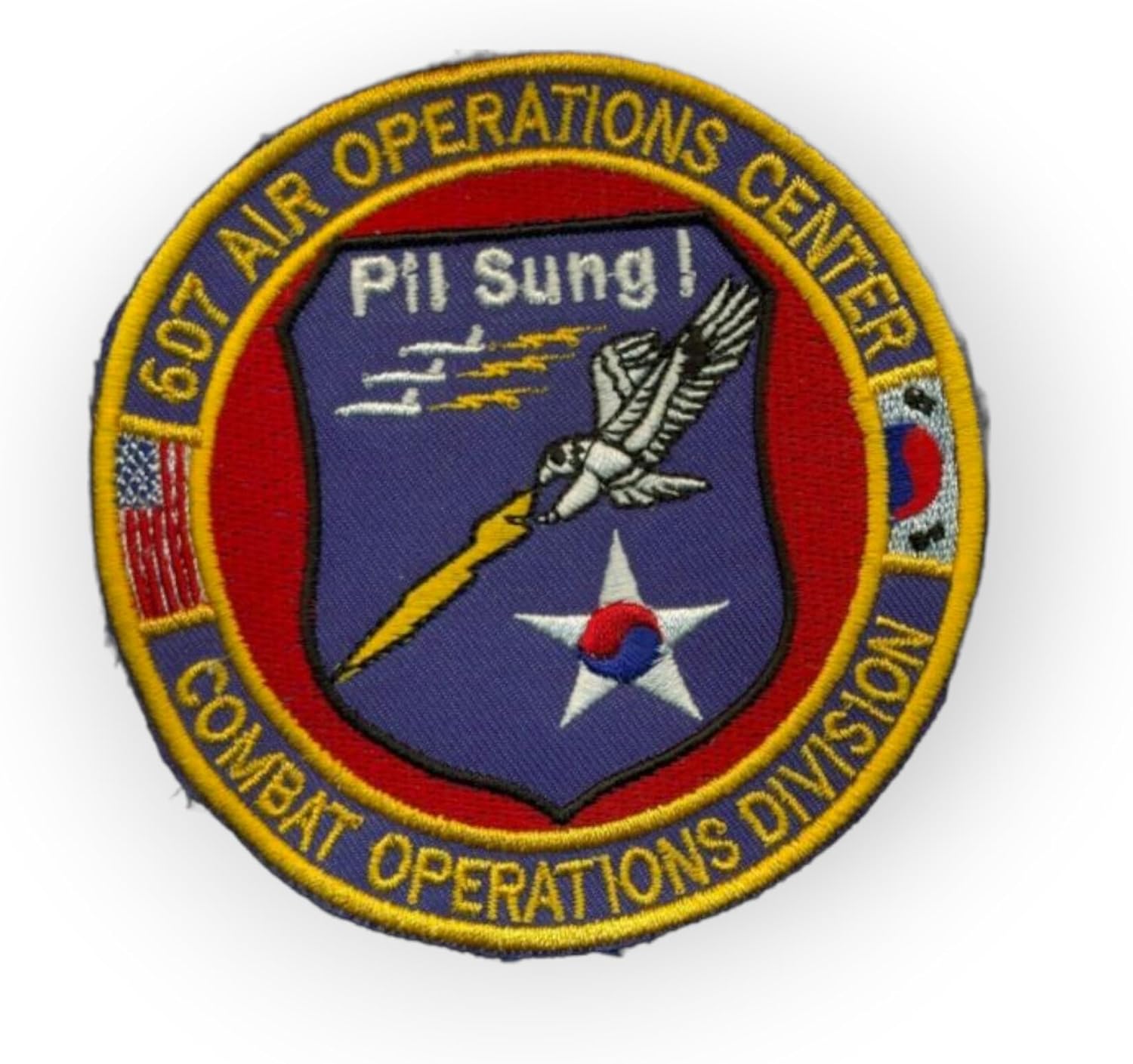 Amazon.com: USAF 607Th Air Operations Center A-10 Pil Sung Patch Sk-3 ...