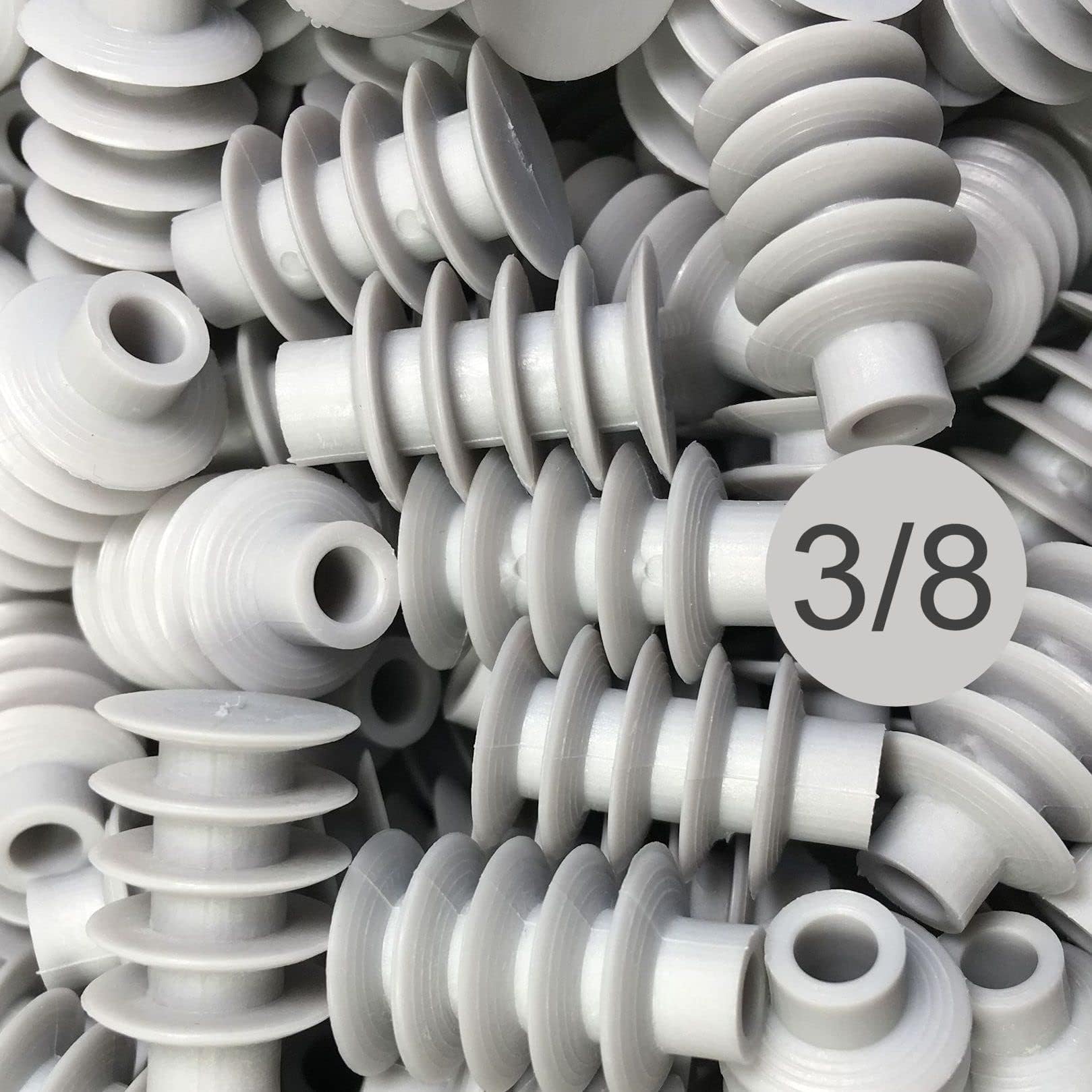 Amazon.com: Trebor Plastic Plugs - 3/8 inch - Pack of 50 : Industrial ...