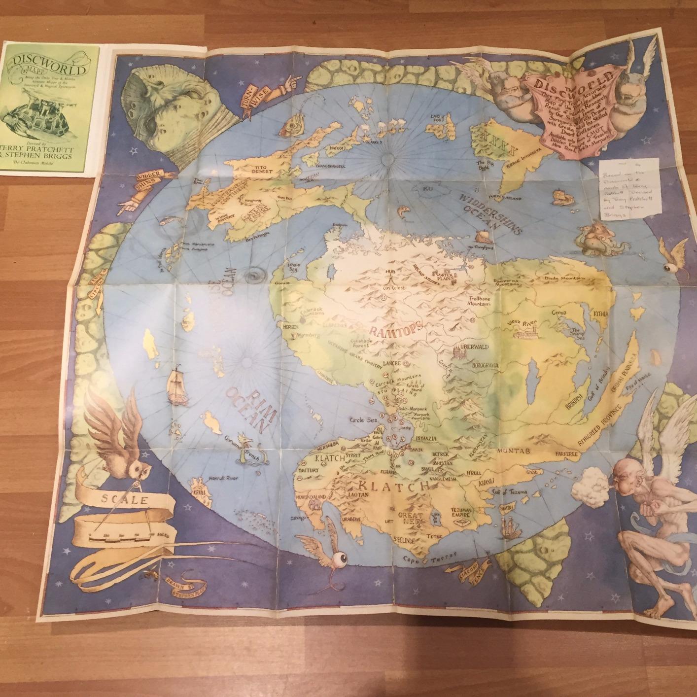 The Discworld Mapp: Sir Terry Pratchett’s much-loved Discworld, mapped ...