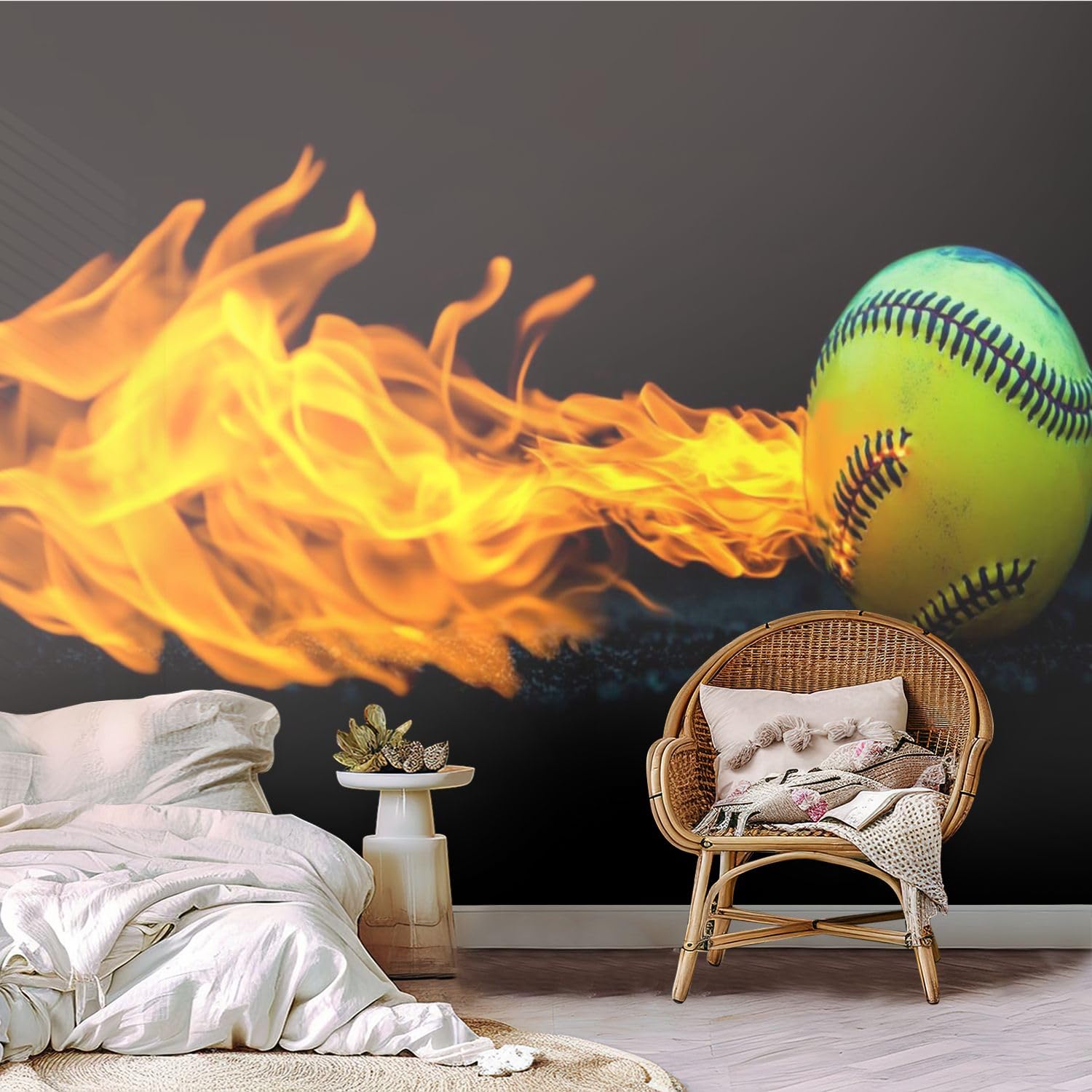 Softball Wall Decal