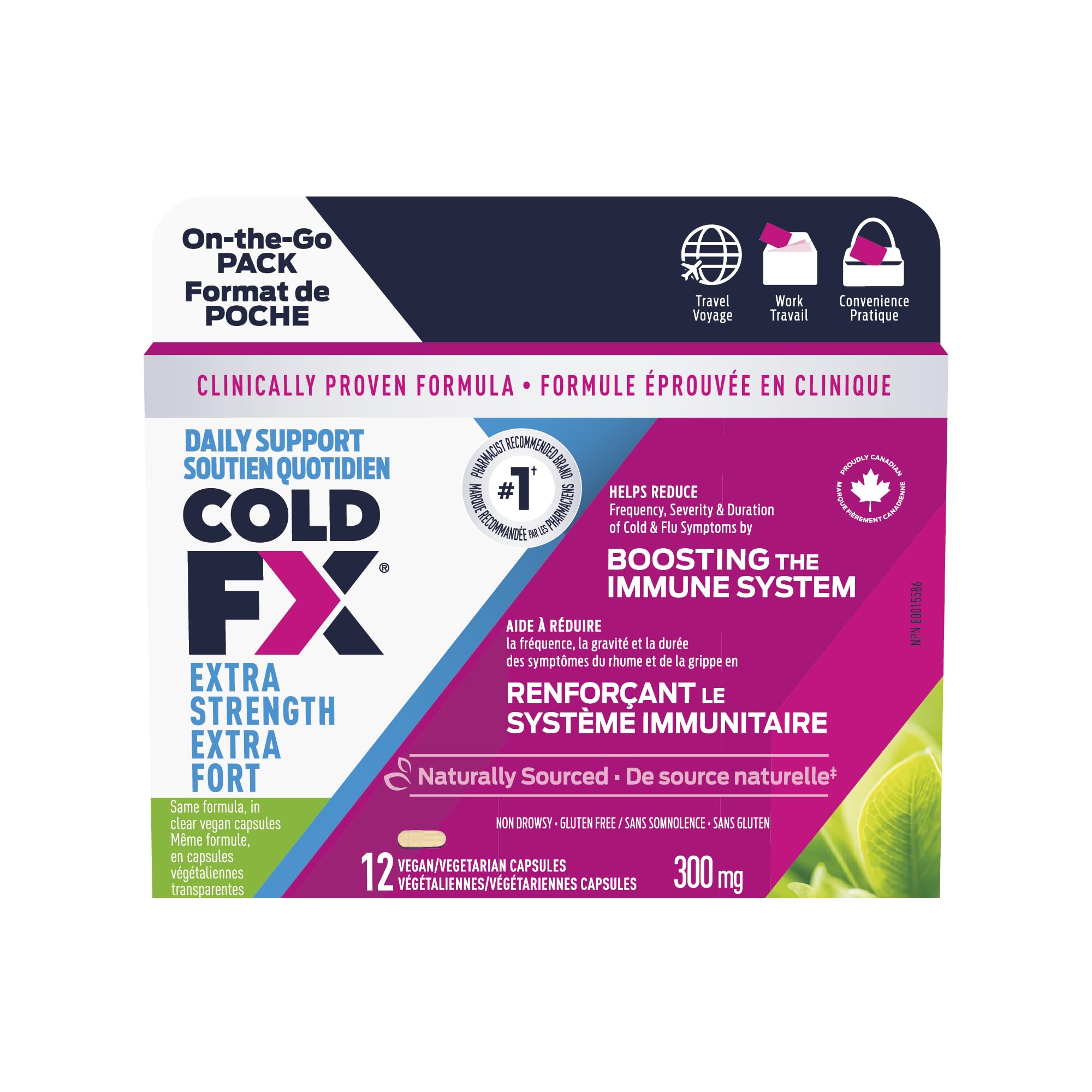 COLD-FX Extra Strength, Ginseng, Extract, Reduce Chance Cold and Flu ...