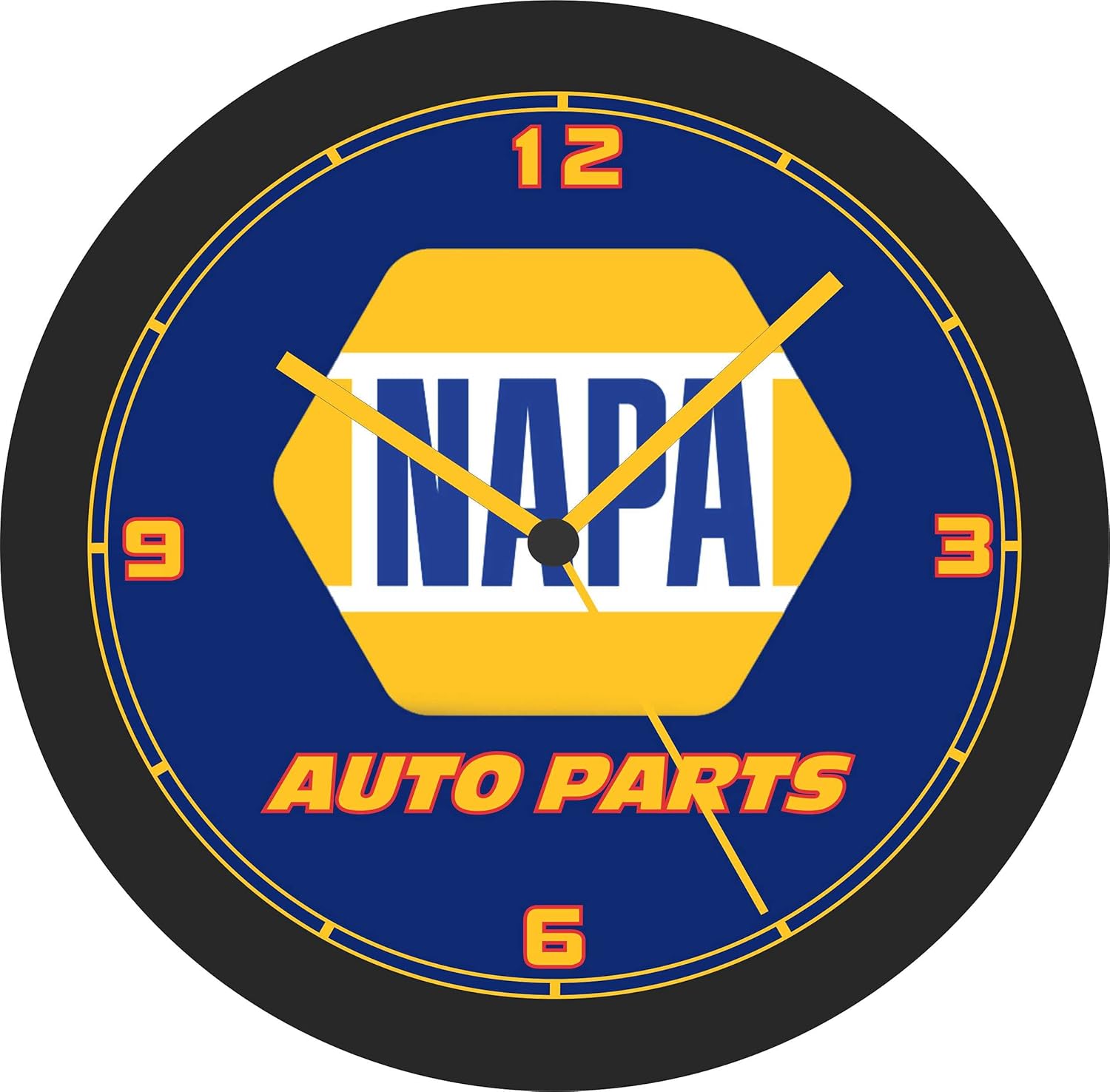 Amazon.com: Napa Auto Parts 10 Inch Wall Clock, Vivid 8-Color Printing ...