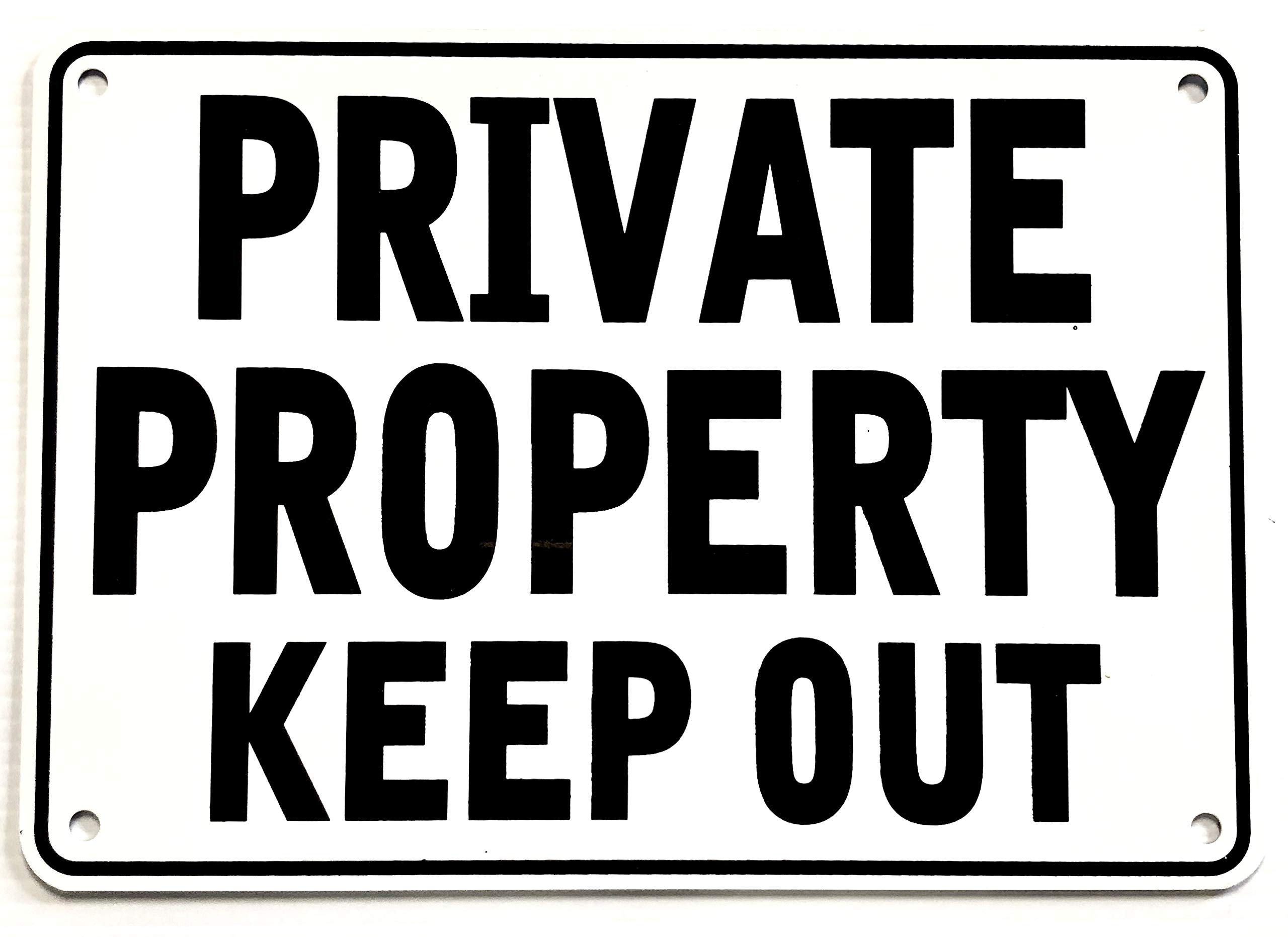 Private Property Keep Out Sign