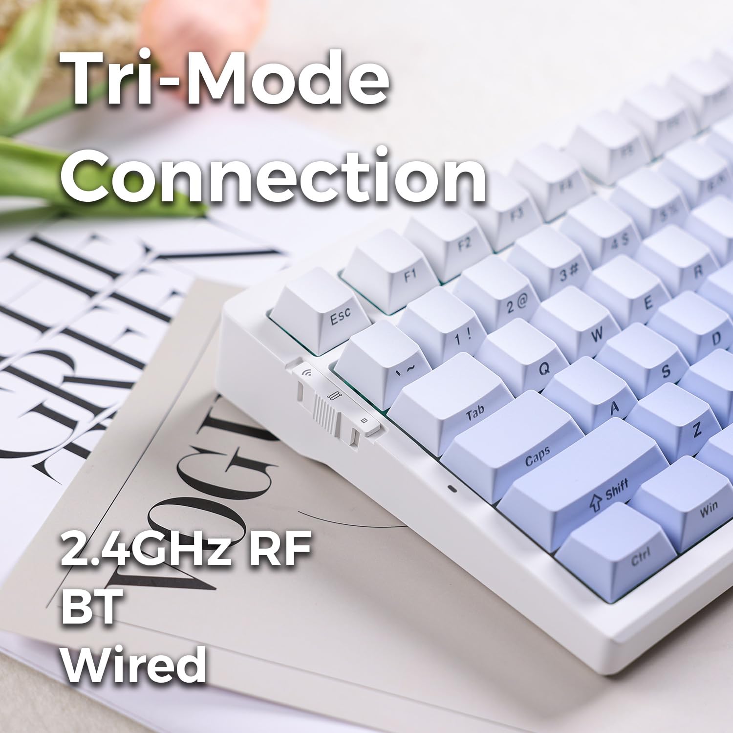 Snapklik.com : MCHOSE G75 Pro Wireless Mechanical Keyboard, 75% Layout ...