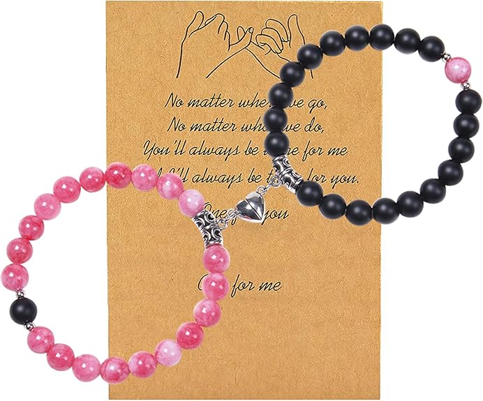 Amazon.com: YANCHUN Matching Bracelets for Couples Relationship ...