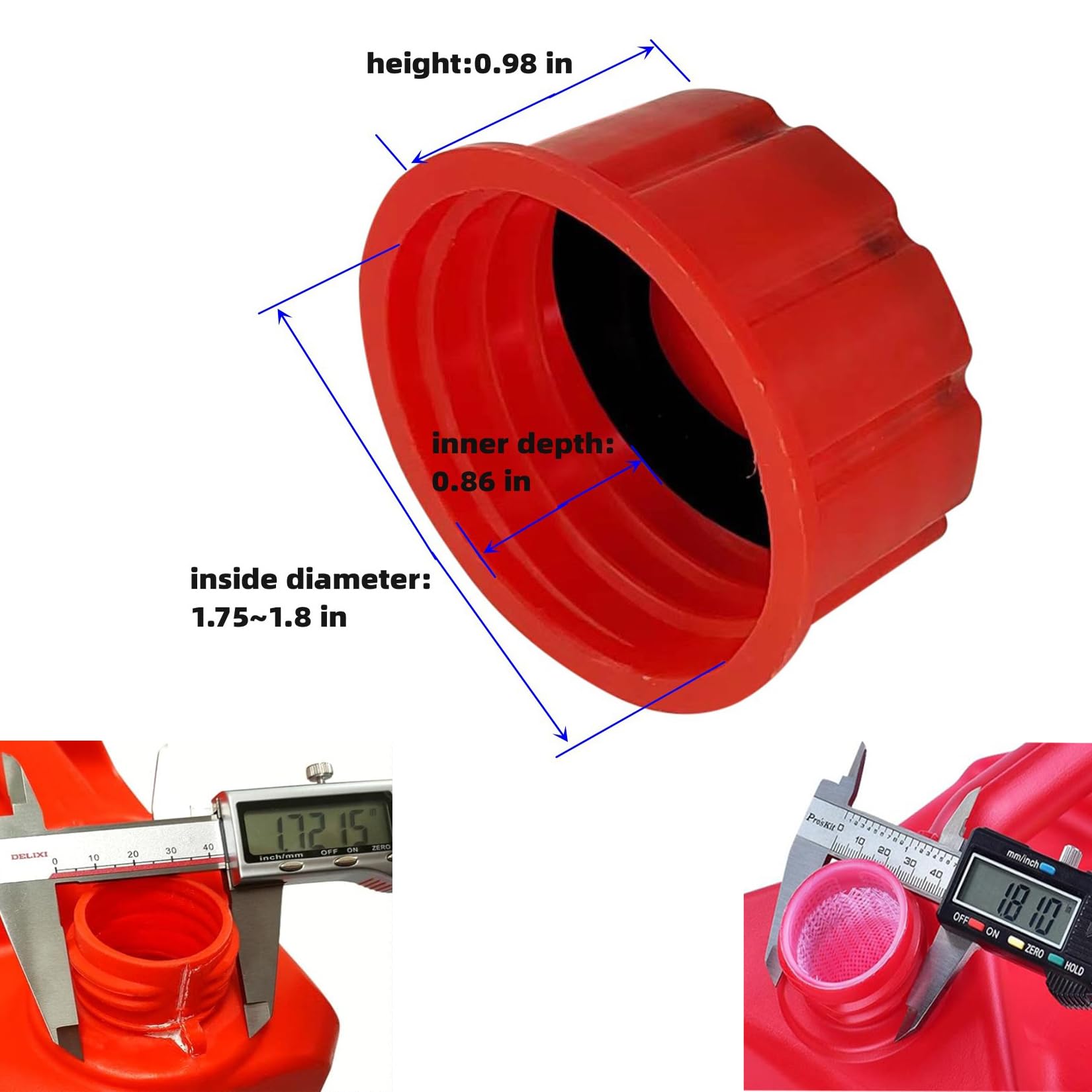 Snapklik.com : Fesasn 5 Gallon Gas Can Cap Replacement