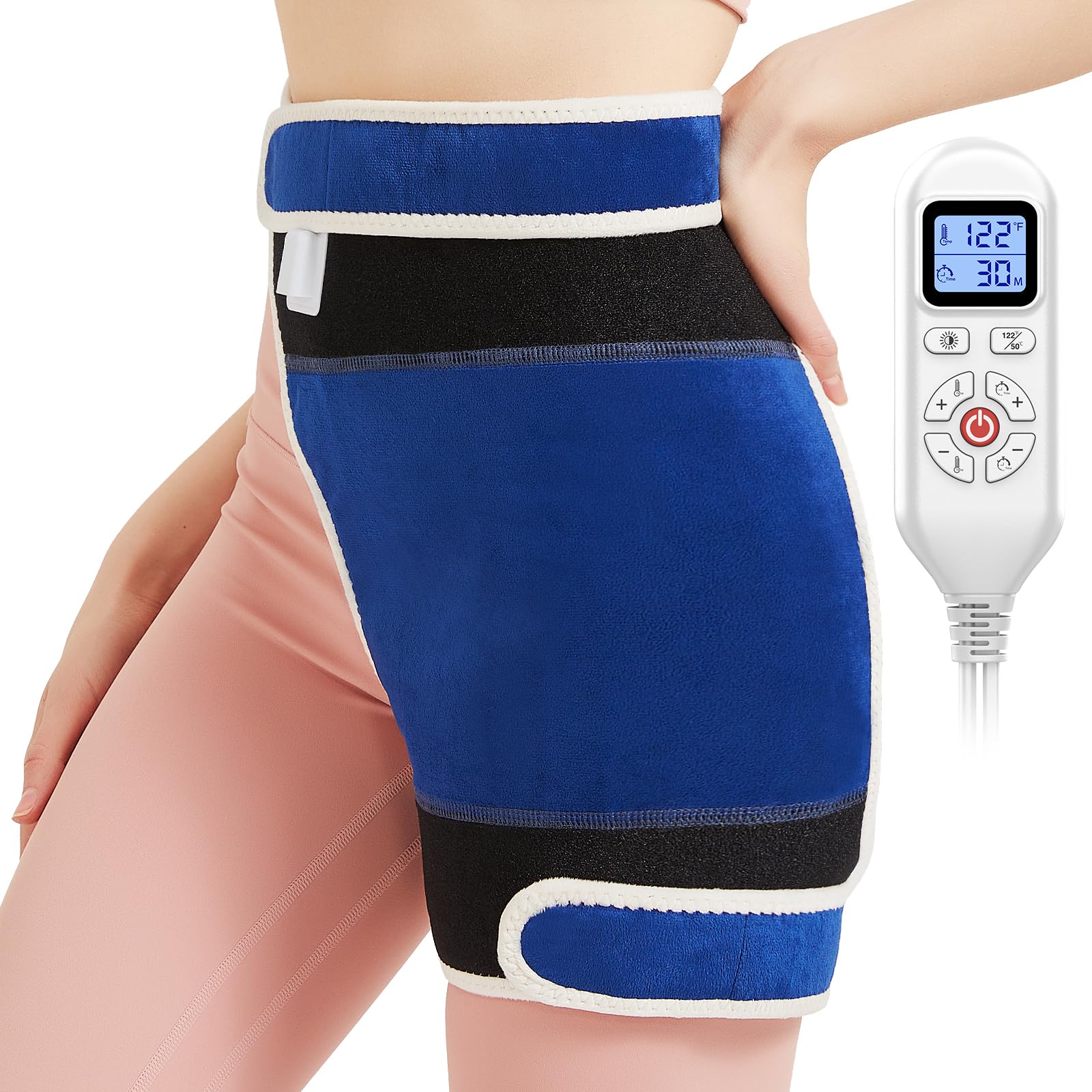 Amazon.com: AOBOCO Hip Heating Pad for Hip/Sciatica Pain Relief ...