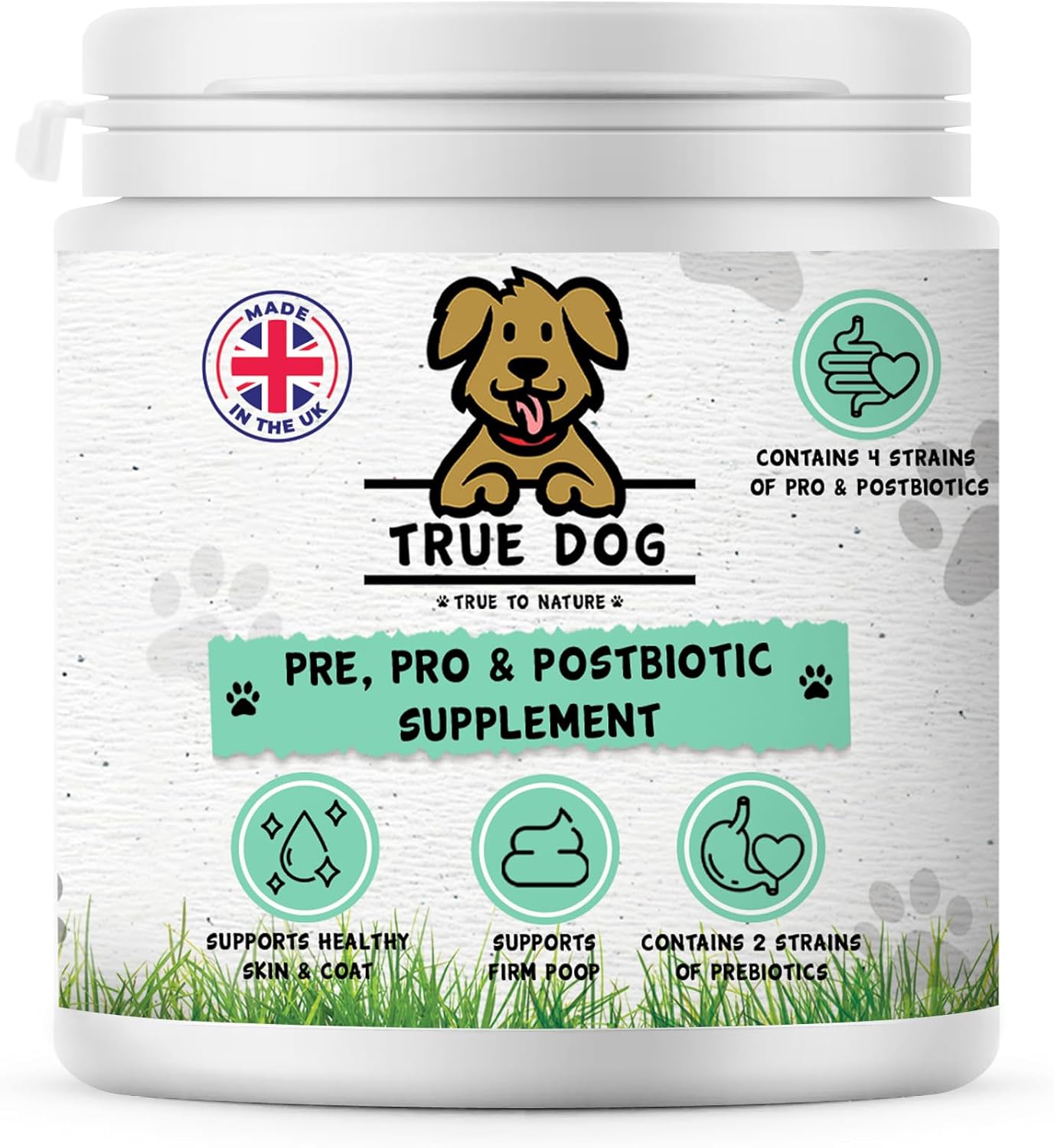 True Dog Pre, Pro & Postbiotic Supplement, Strong Digestive & Gut ...