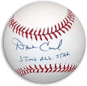 Amazon.com: Dave Cash Autographed MLB Baseball Inscribed "3 Time All ...
