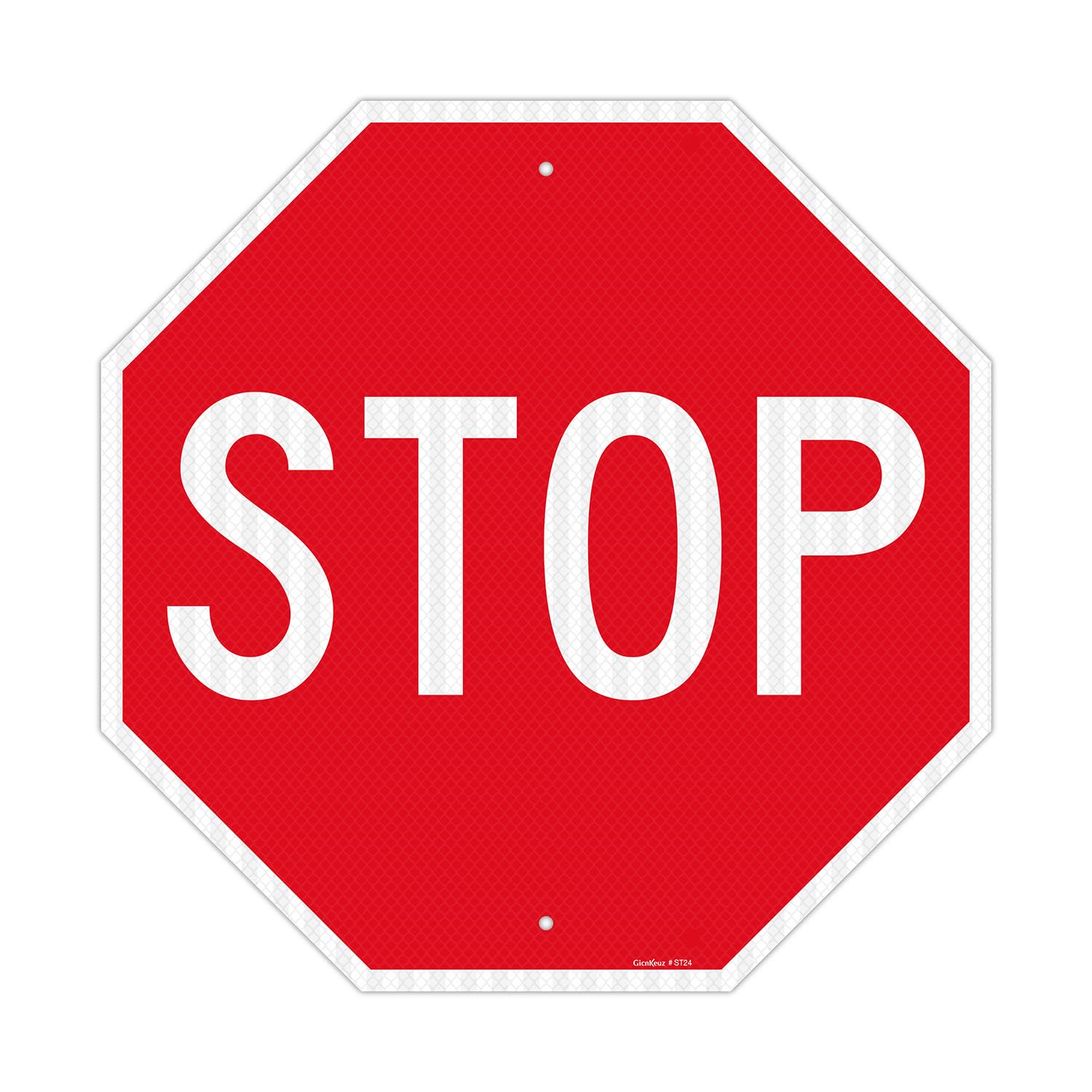 Amazon.com: GicnKeuz Stop Signs Traffic Signs 24 x 24 Inches, High ...