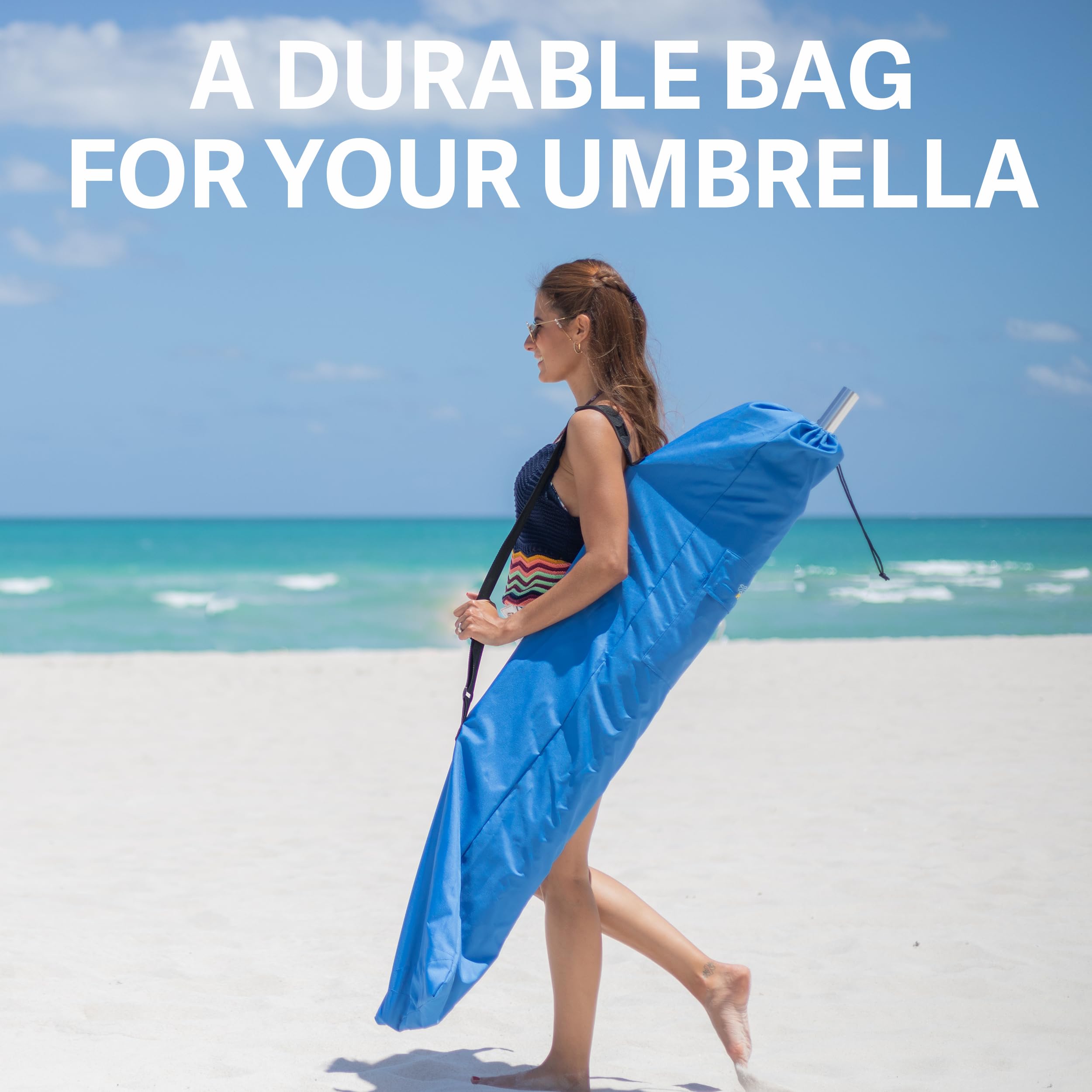 Snapklik.com : AMMSUN Commercial Grade Heavy Duty Beach Umbrella Carry ...