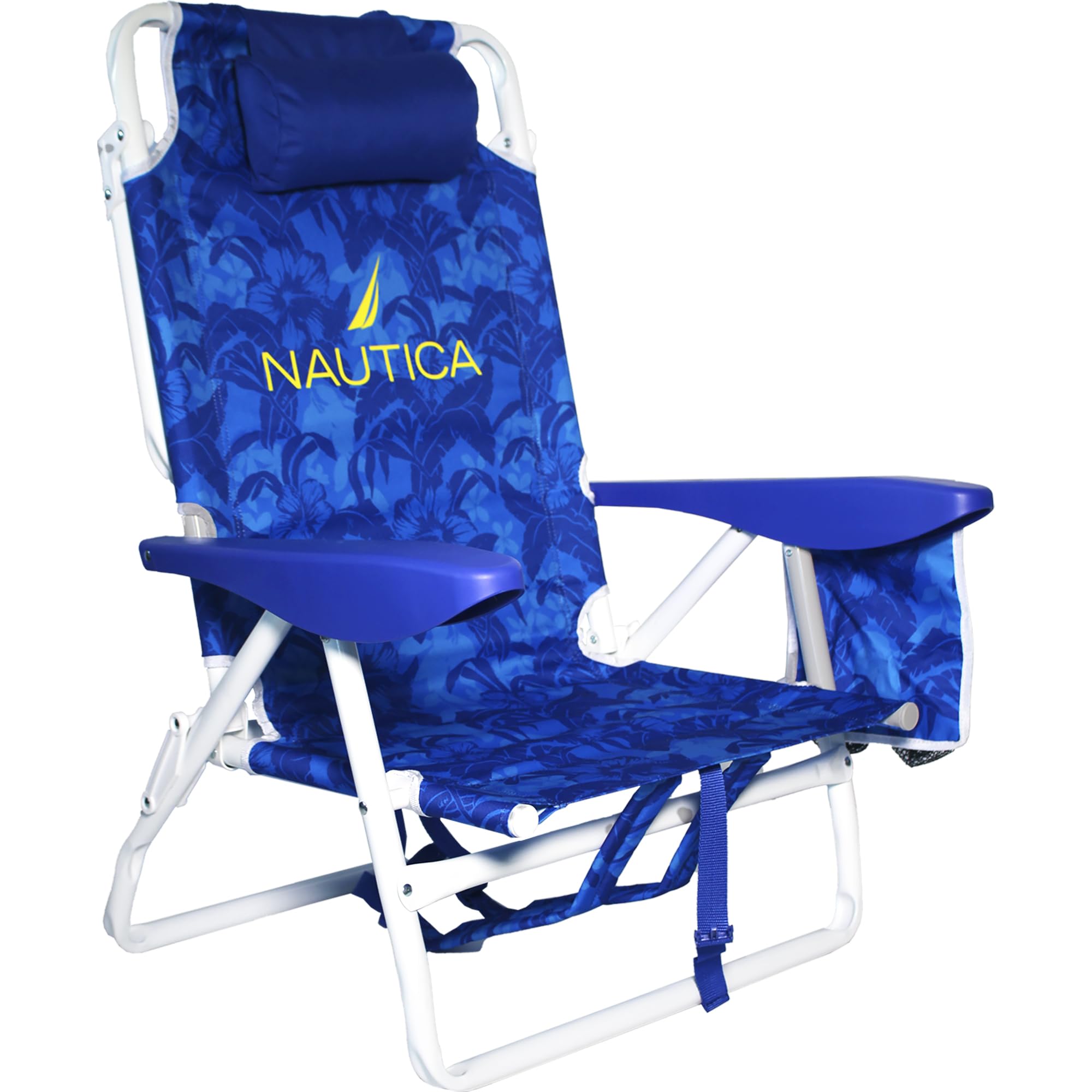 Amazon.com : Nautica - Beach Chair, Five Position Backpack Chair ...