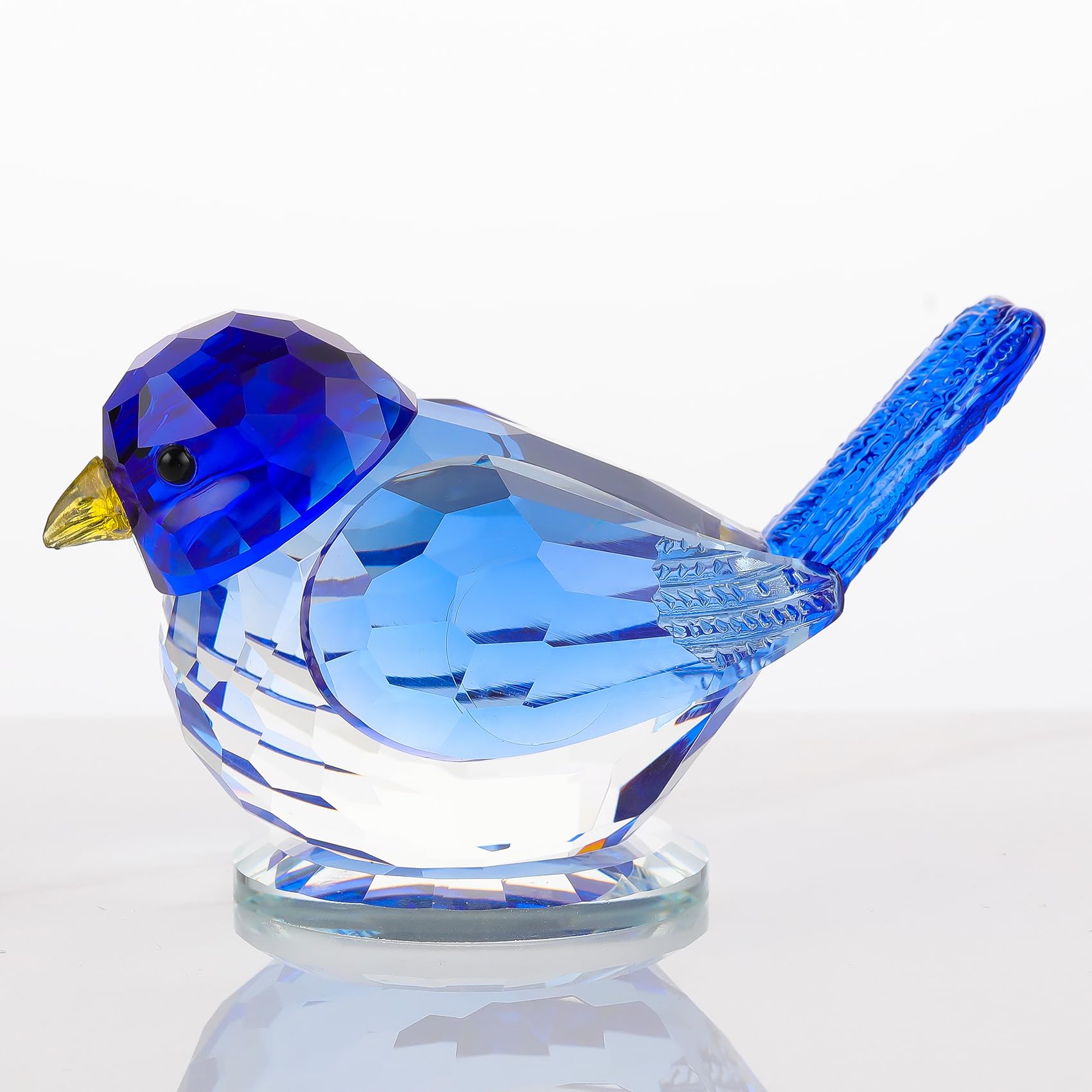 Amazon.com: Crystal Handmade Blue Bird Gifts for Bird Lovers Women Men ...