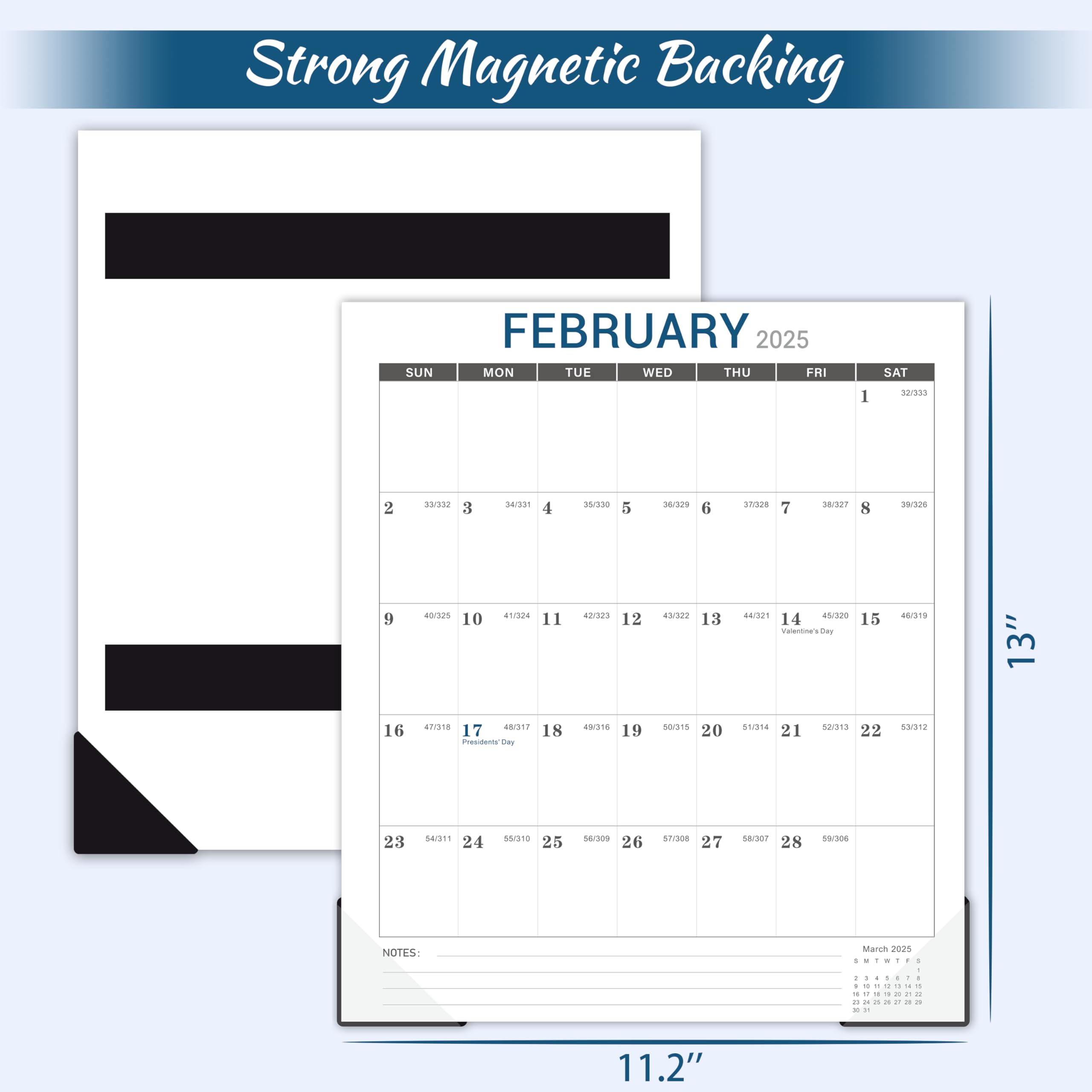 Snapklik.com : 2025 Magnetic Calendar - 2025 Wall Calendar From JANUARY ...