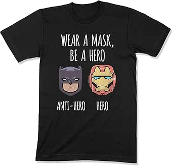 Superheroes Wear Masks Shirt Healthcare Superhero Tee Social Distancing ...