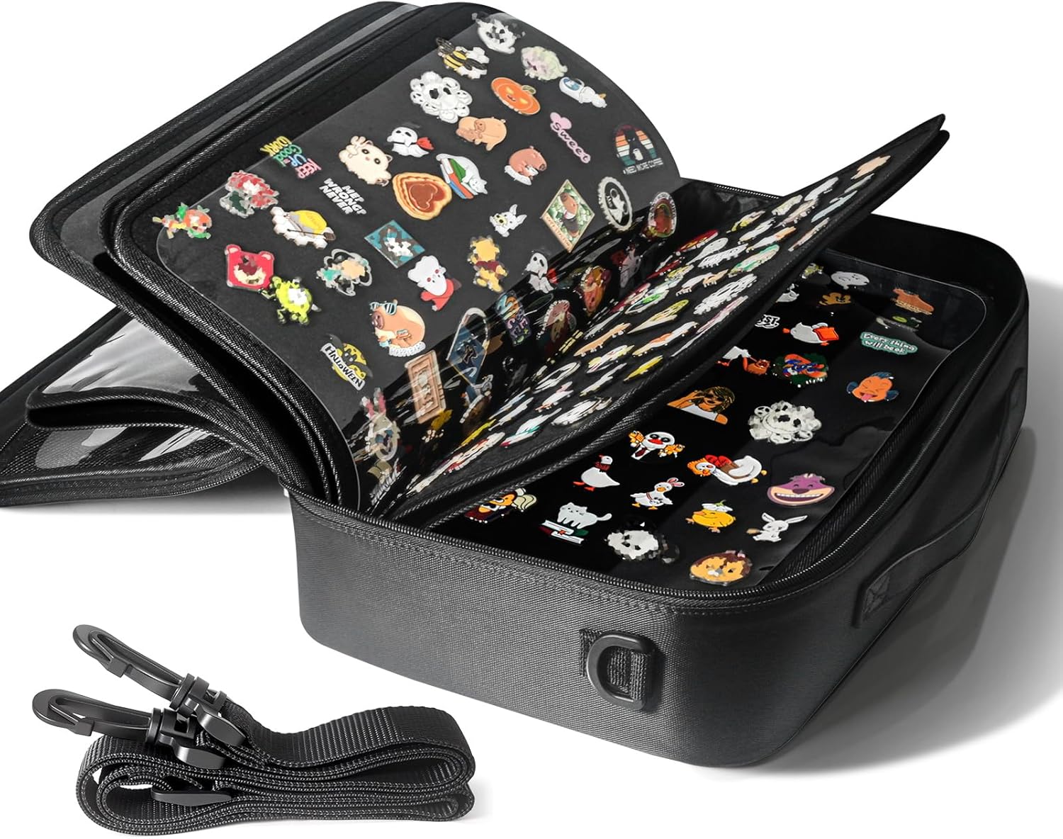 Amazon.com: tutata Enamel Pin Display Bag with Shoulder Strap, Brooch ...